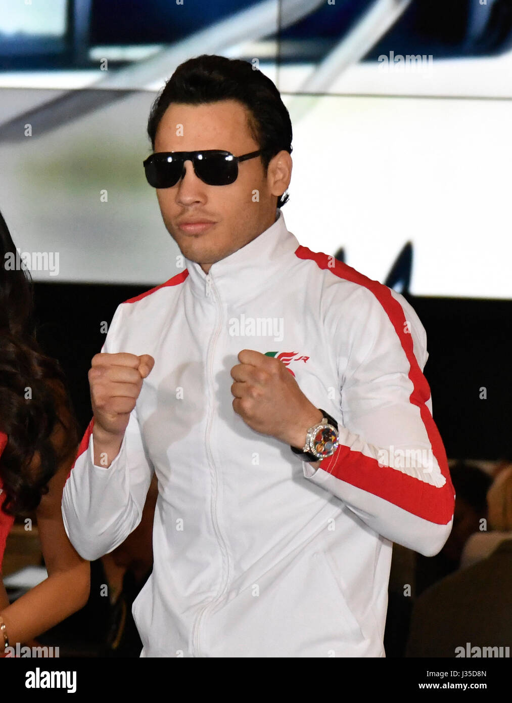 Las Vegas, USA. 2nd May, 2017. Mexico's Julio Cesar Chavez, Jr. arrives ...