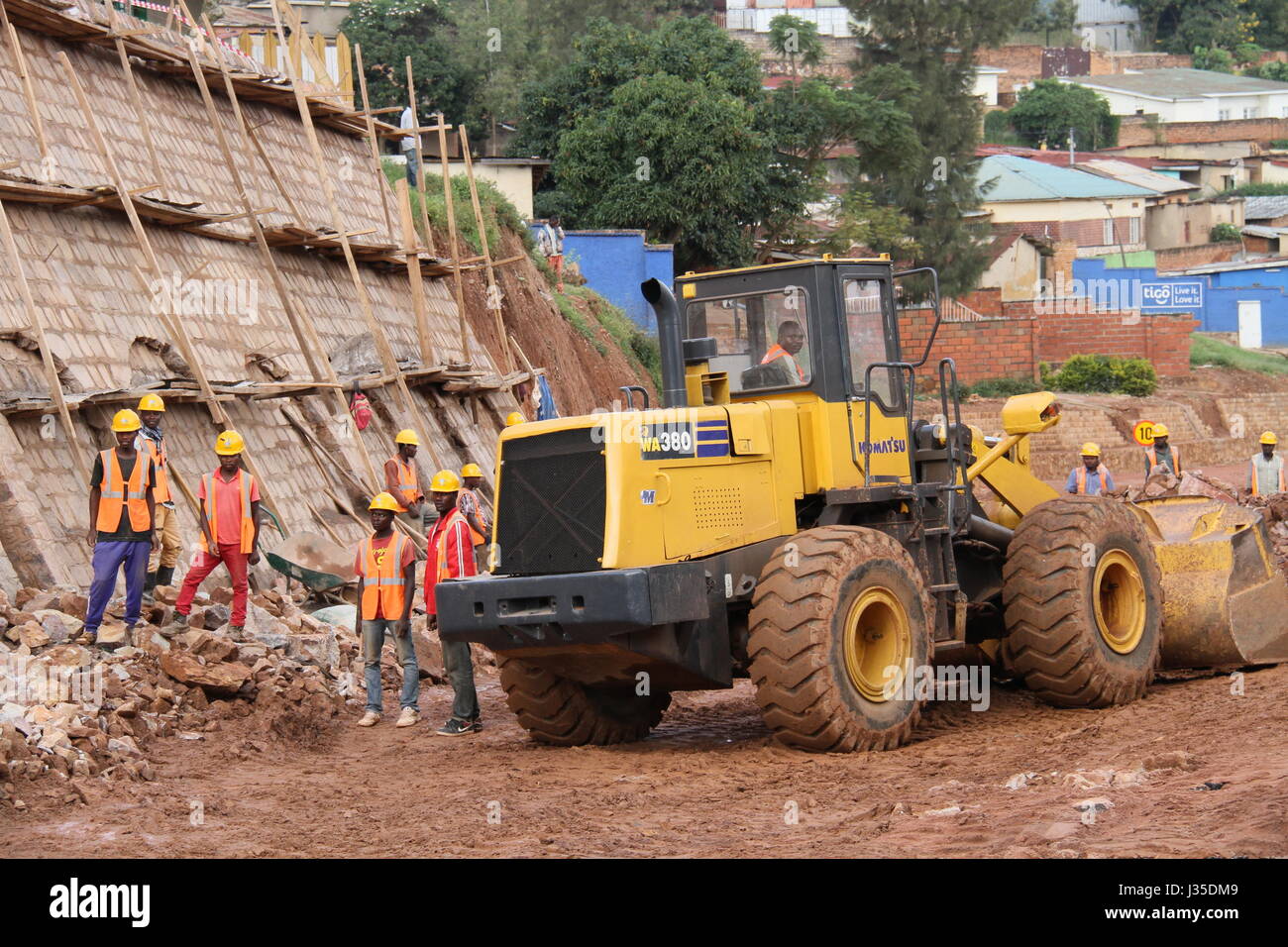 Rwanda construction site hi-res stock photography and images - Alamy