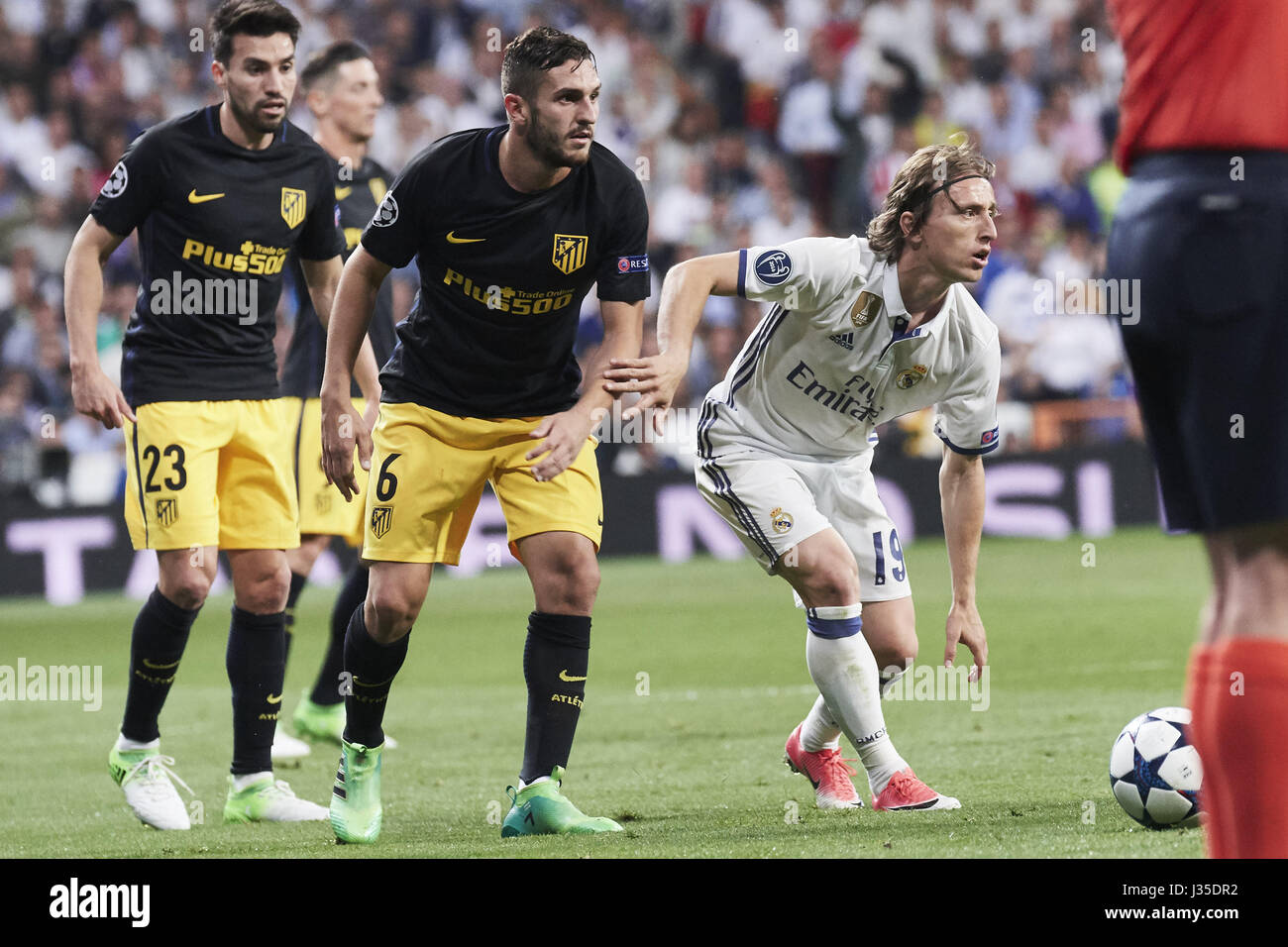 Madrid, Spain. 2nd May, 2017. Luka Modric (midfielder; Real Madrid ...