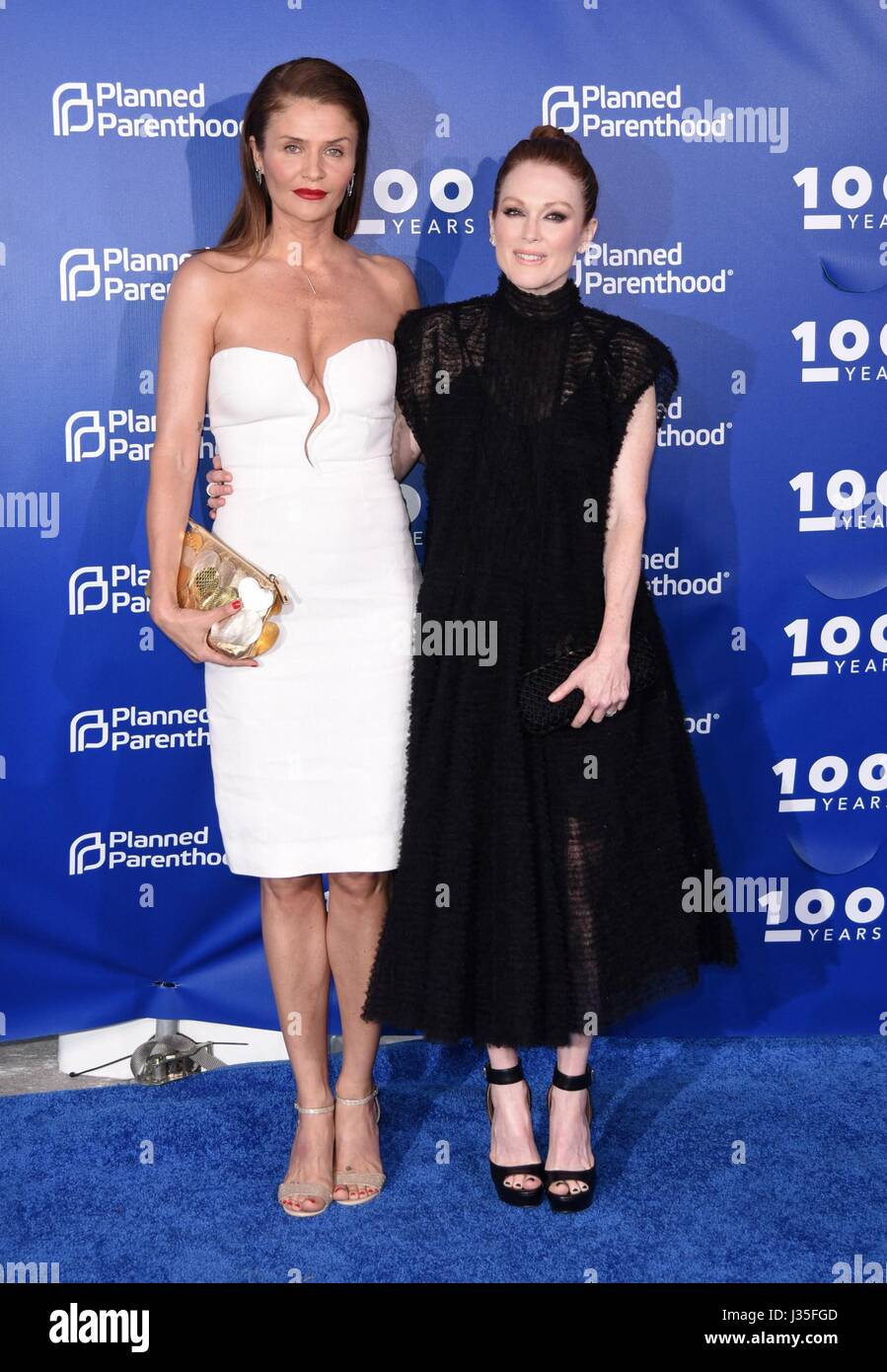 New York, NY, USA. 2nd May, 2017. Helena Christensen, Julianne Moore at ...