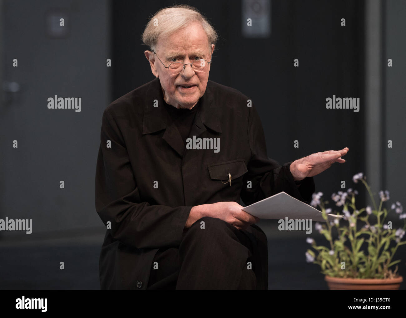Berlin, Germany. 3rd May, 2017. Claus Peymann, the director of the ...
