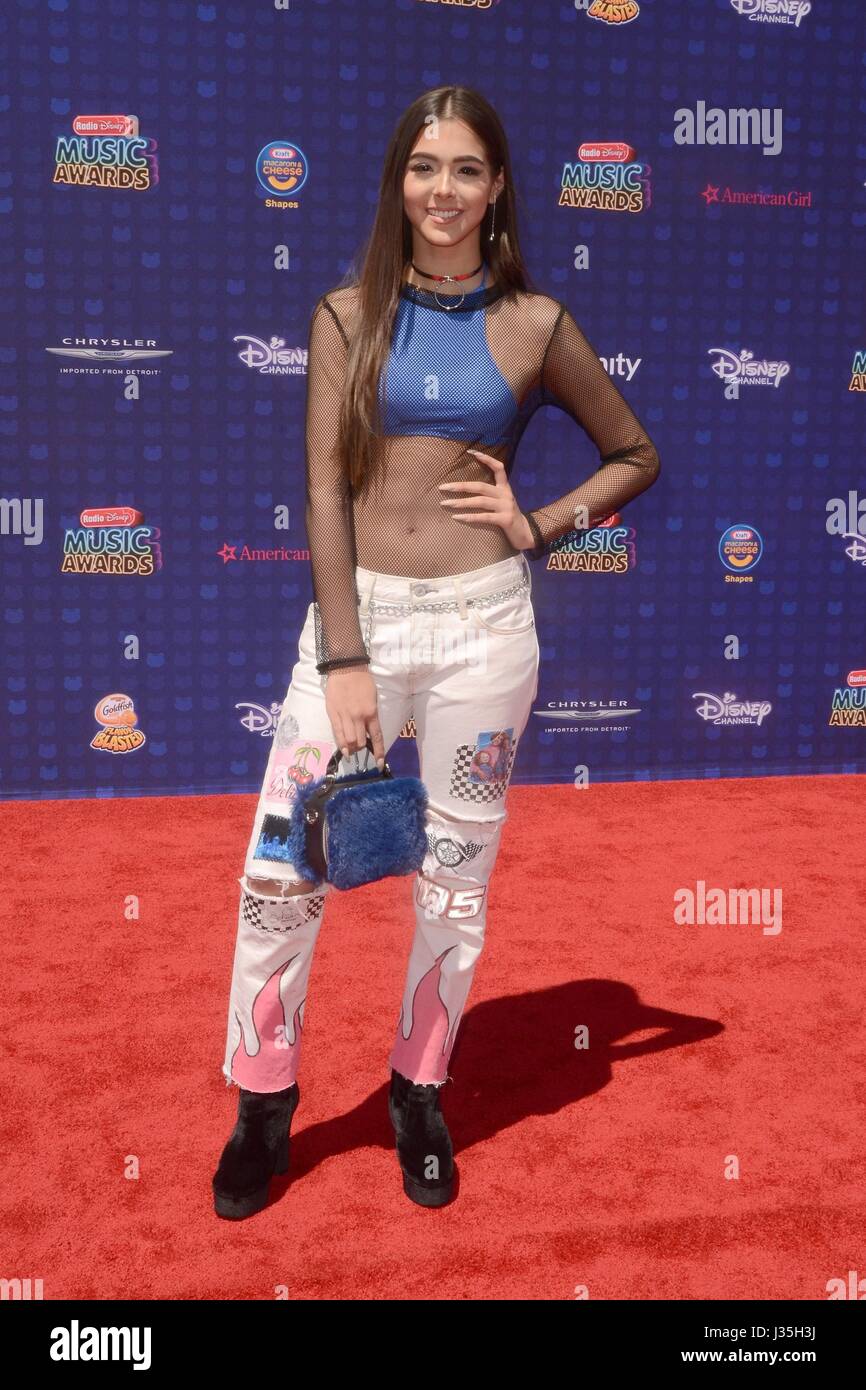 Sammi Sanchez at arrivals for Radio Disney Music Awards - ARRIVALS ...