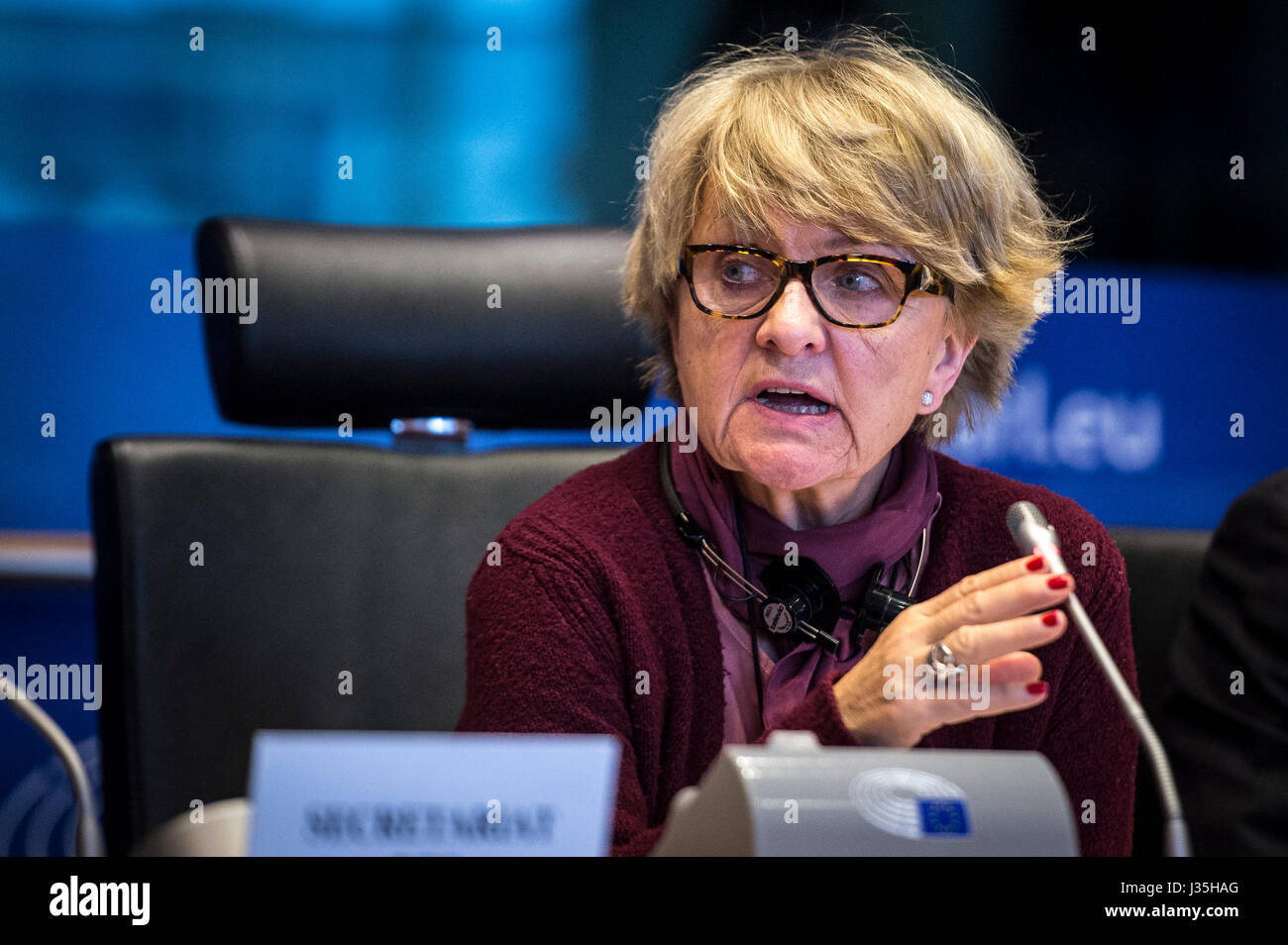 Brussels, Belgium. 3rd May, 2017. Member of European Parliament (MEP), chairman of the committee ...