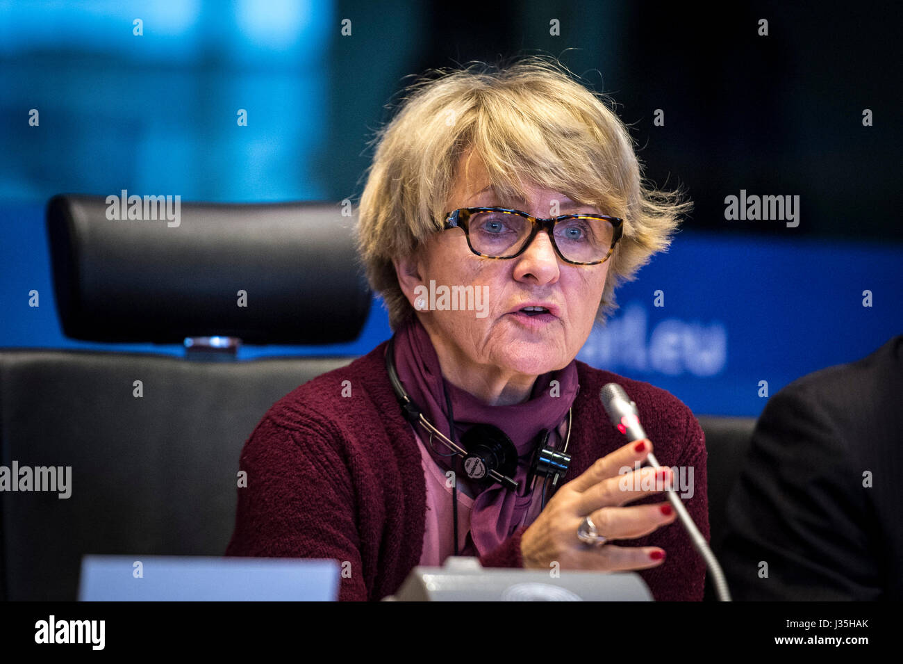 Brussels, Belgium. 3rd May, 2017. Member of European Parliament (MEP), chairman of the committee ...