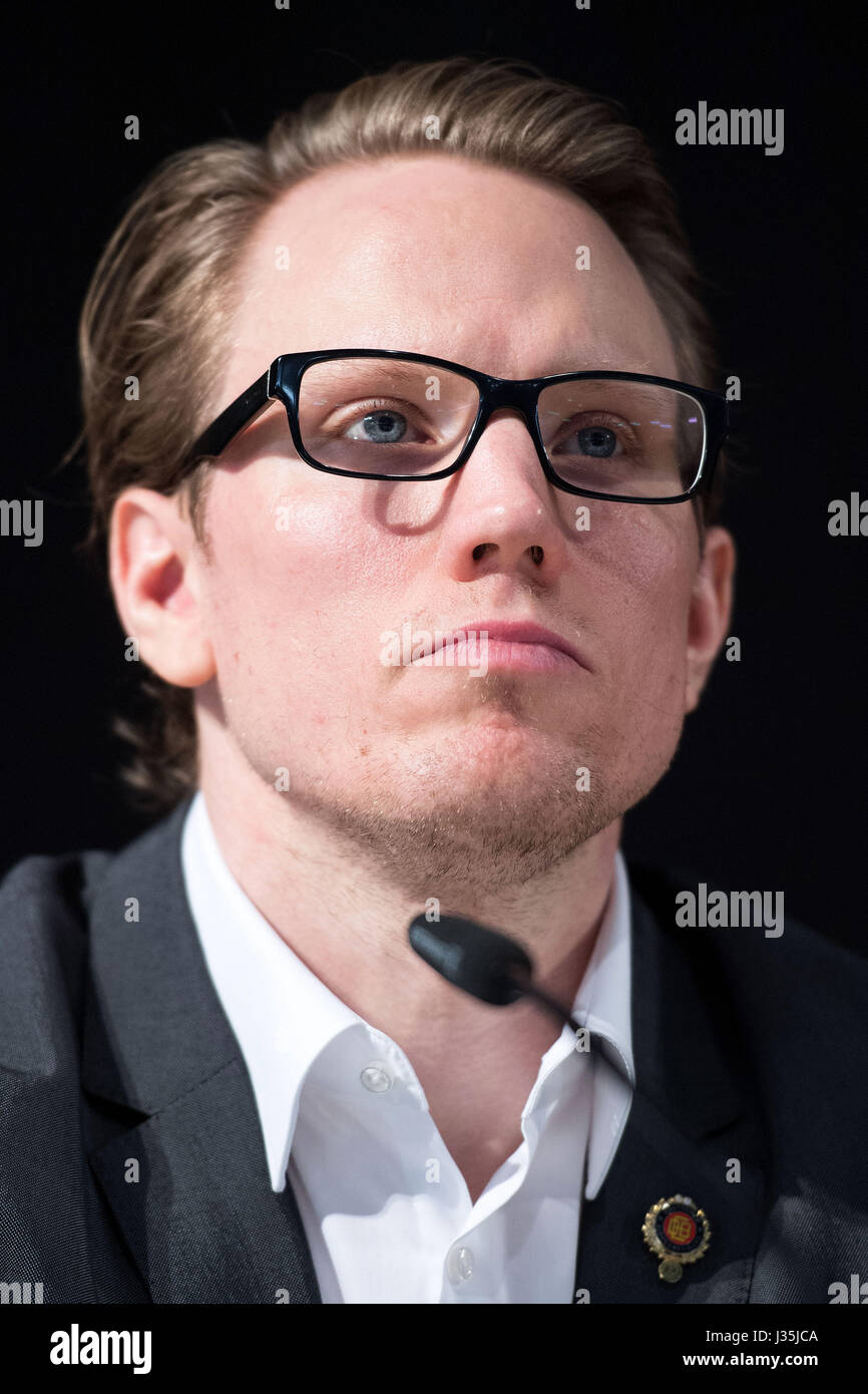 Cologne, Germany. 3rd May, 2017. Germany's captain Christian Ehrhoff at ...