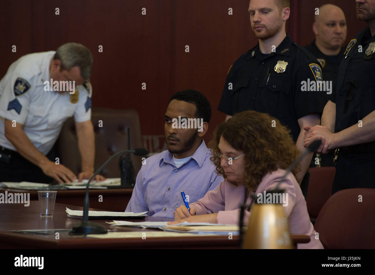 New York, New York, USA. 2nd May, 2017. DOMONIC WHILBY is sentenced at ...