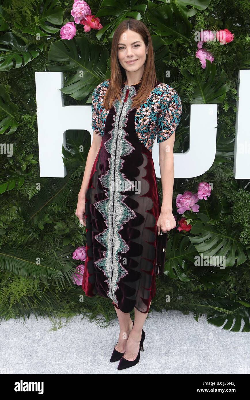 New York, NY, USA. 3rd May, 2017. Michelle Monaghan at Hulu's 2017 Upfront Presentation at La ...