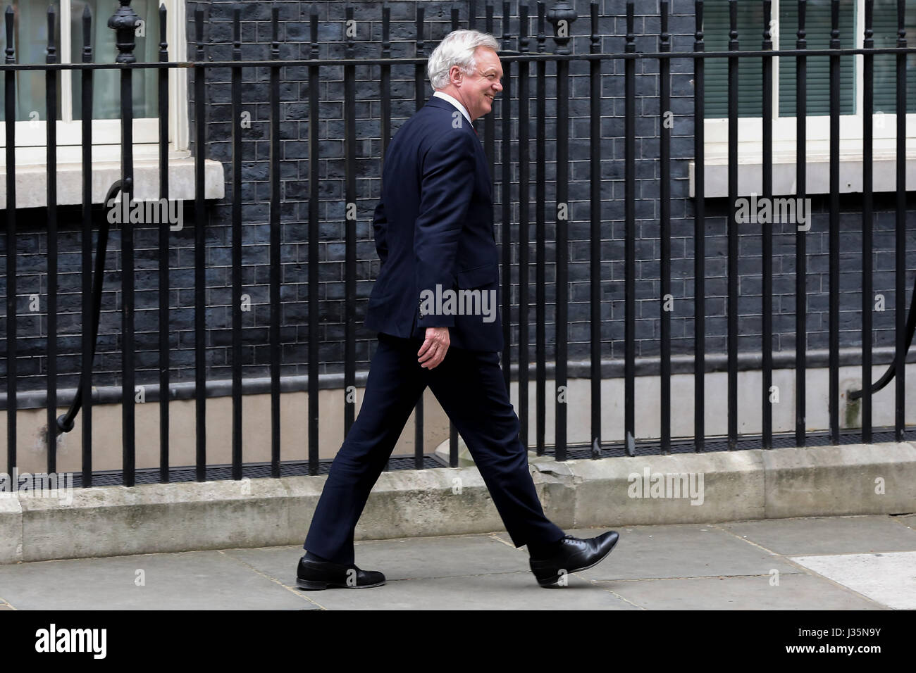 Downing Street, London, UK. 3rd May, 2017. David Davis Secretary of ...