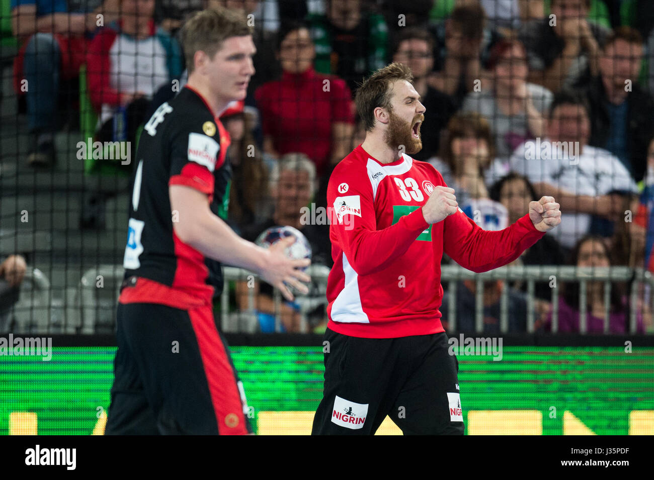 Ljubljana, Slovenia. 13th Dec, 2016. Andreas Wolff of Germany in action ...