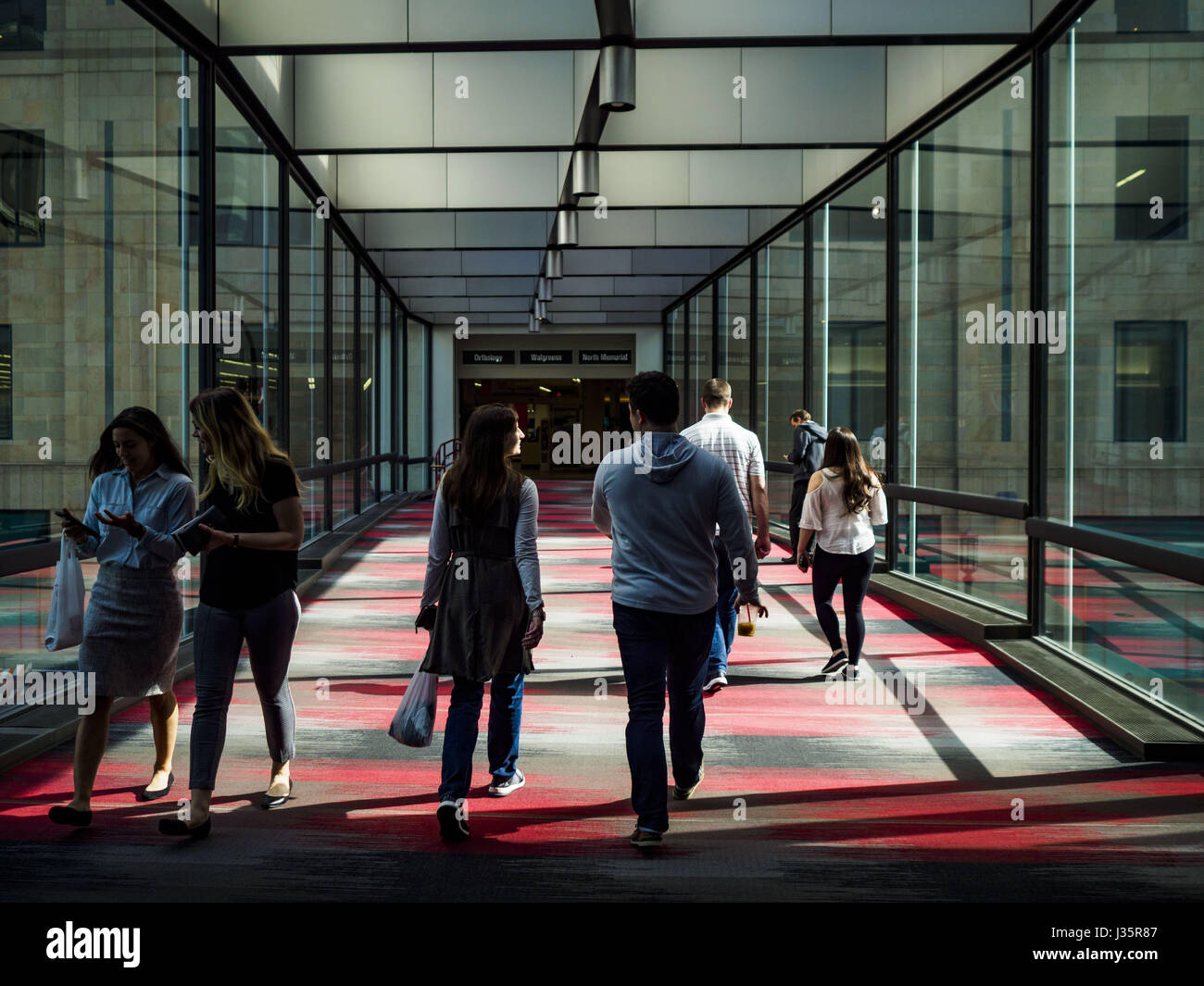 Minneapolis skyway system hi-res stock photography and images - Alamy