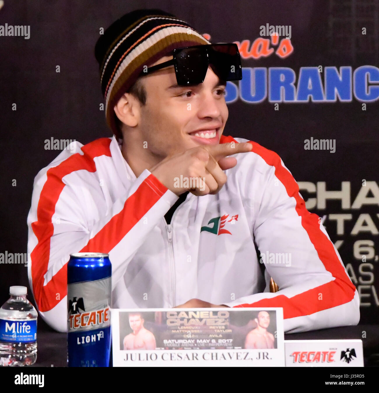 Las Vegas NV, USA. 3rd May, 2017. Mexico's Julio Cesar Chavez, Jr ...