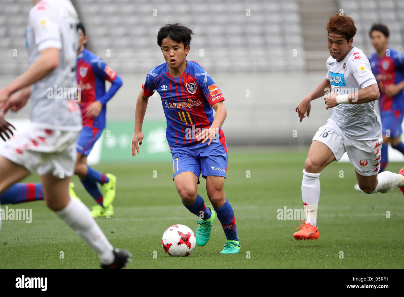 Tokyo, Japan. 3rd May, 2017. Takefusa Kubo (FC Tokyo) Football/Soccer ...