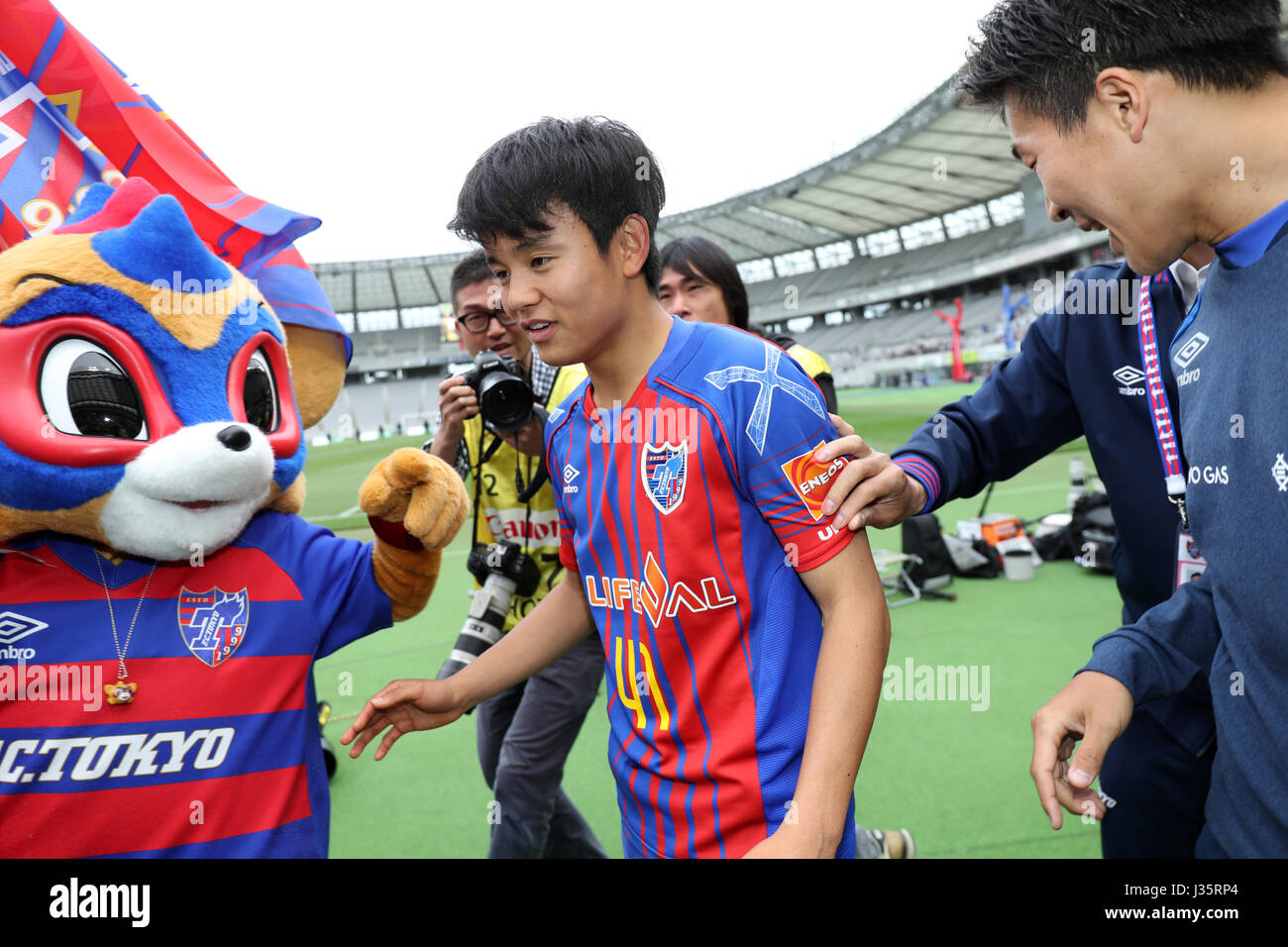 Tokyo, Japan. 3rd May, 2017. Takefusa Kubo (FC Tokyo) Football/Soccer ...