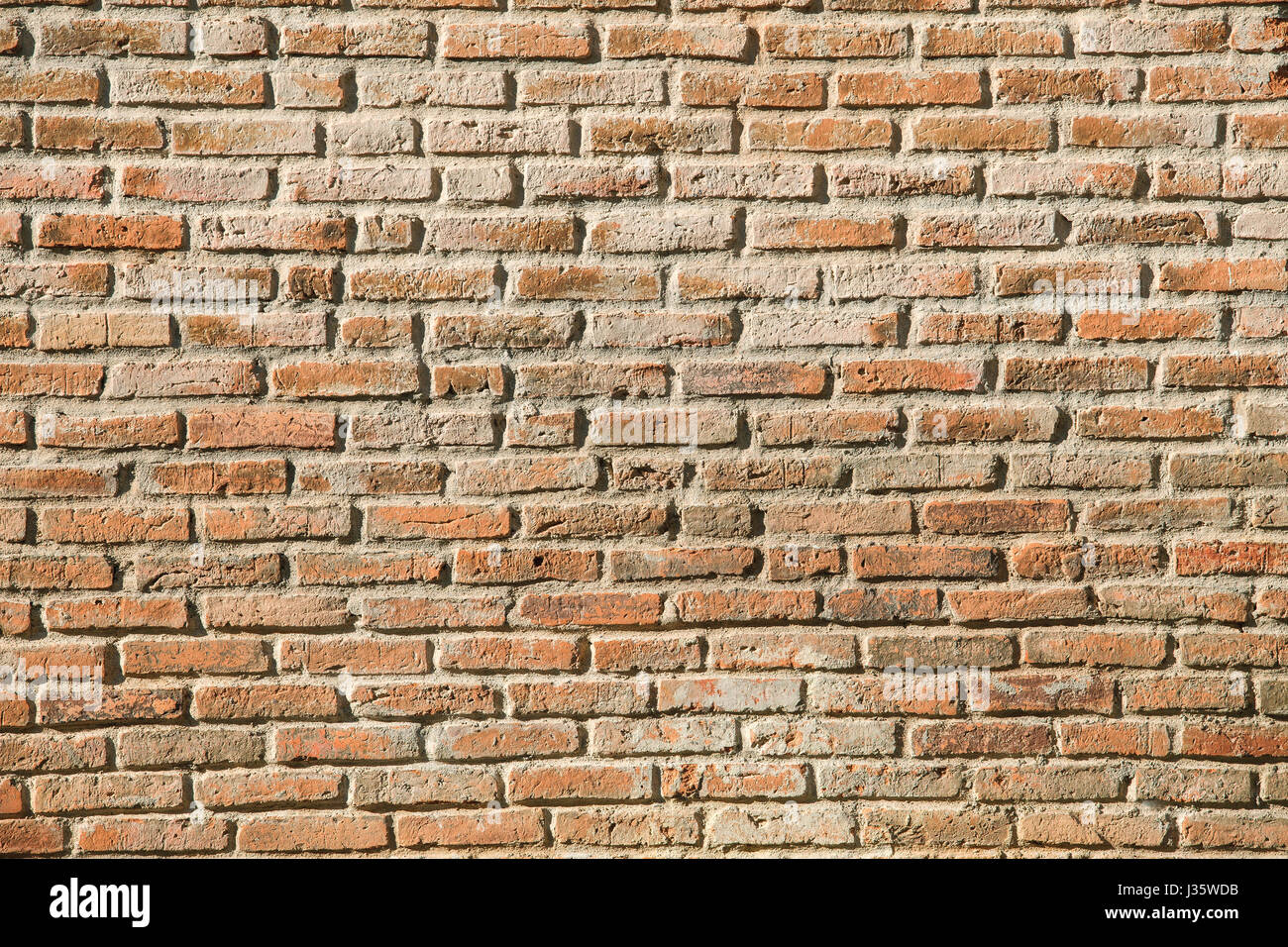 row arrangement of old brick wall use as texture background,backdrop ...