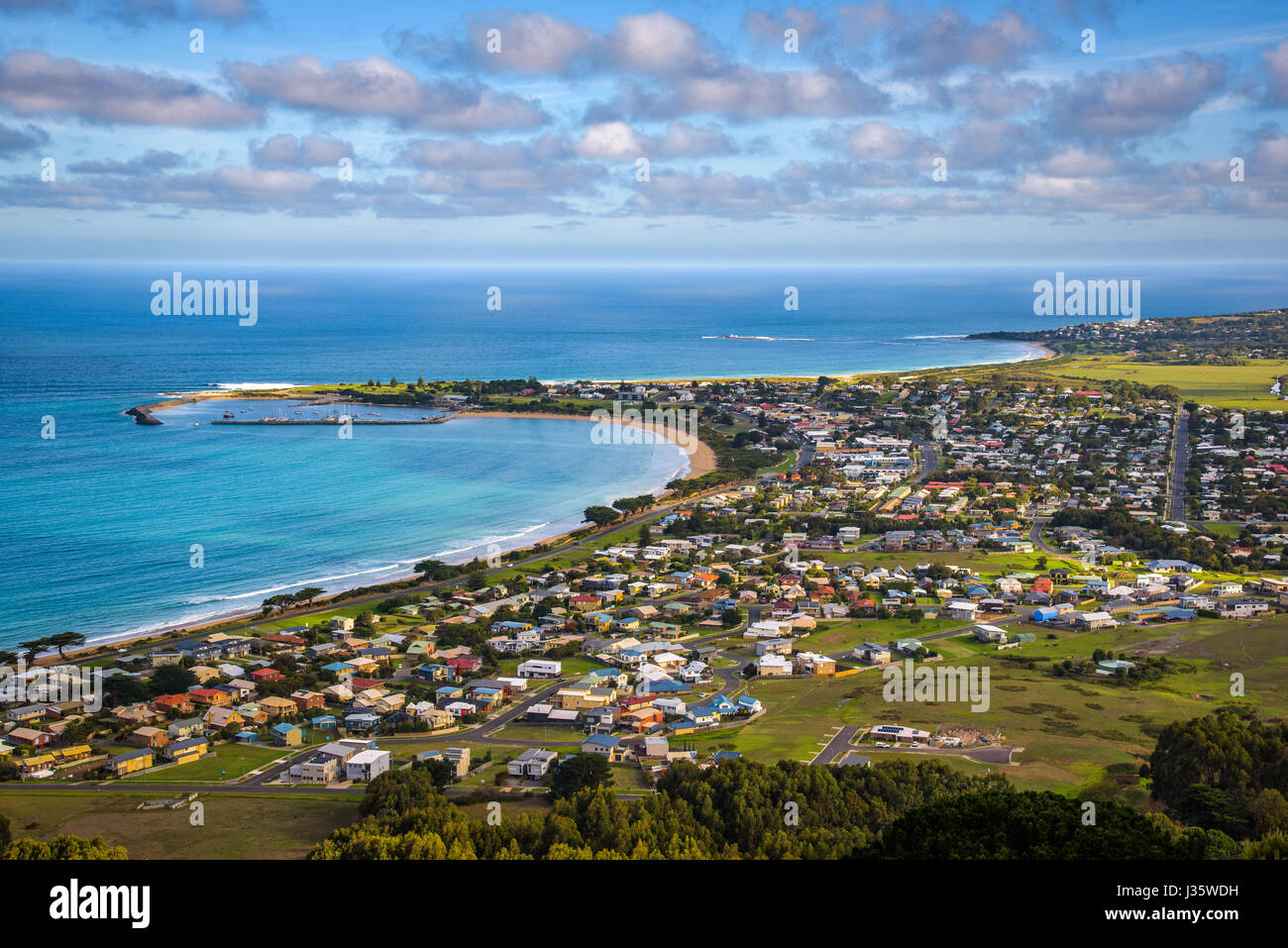 Apollo Bay at Great ocean Road, Victoria Stock Photo - Alamy