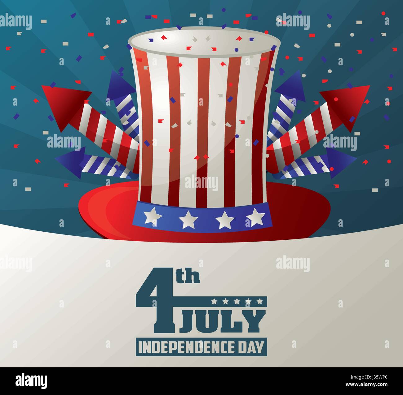 4th july independence day top hat fireworks celebration liberty ...