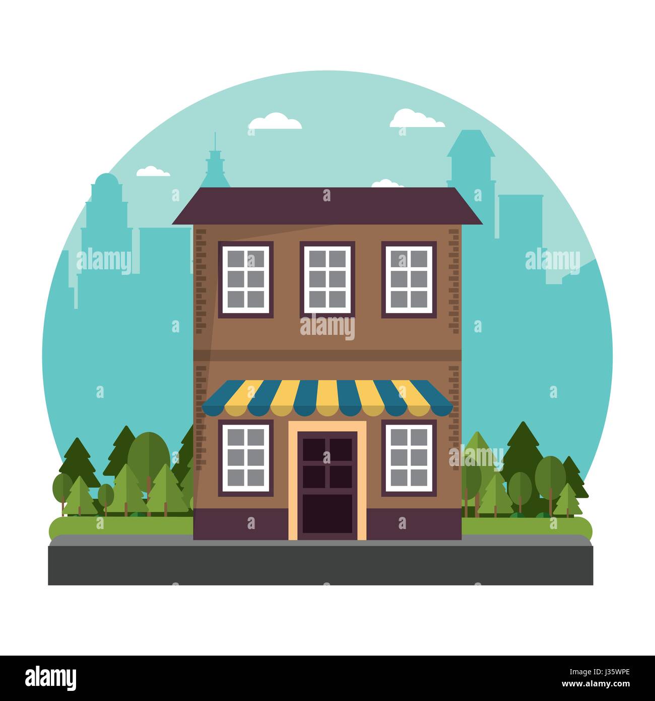 Traditional storehouse Stock Vector Images - Alamy
