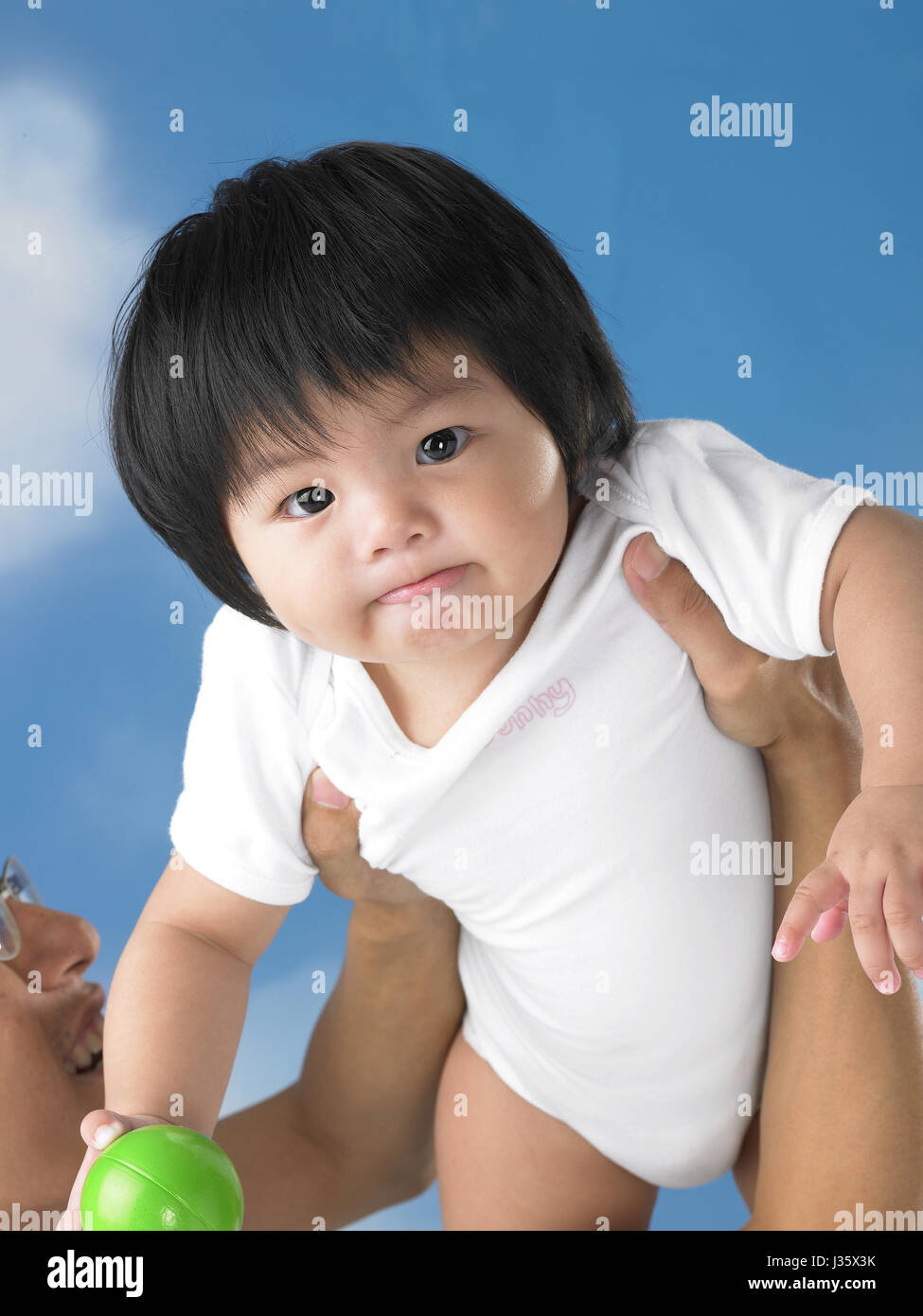 Mother lift up baby hi-res stock photography and images - Alamy