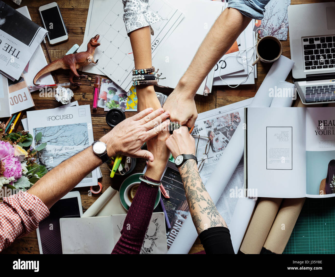 Business Colleagues Together Teamwork Working Office Stock Photo - Alamy
