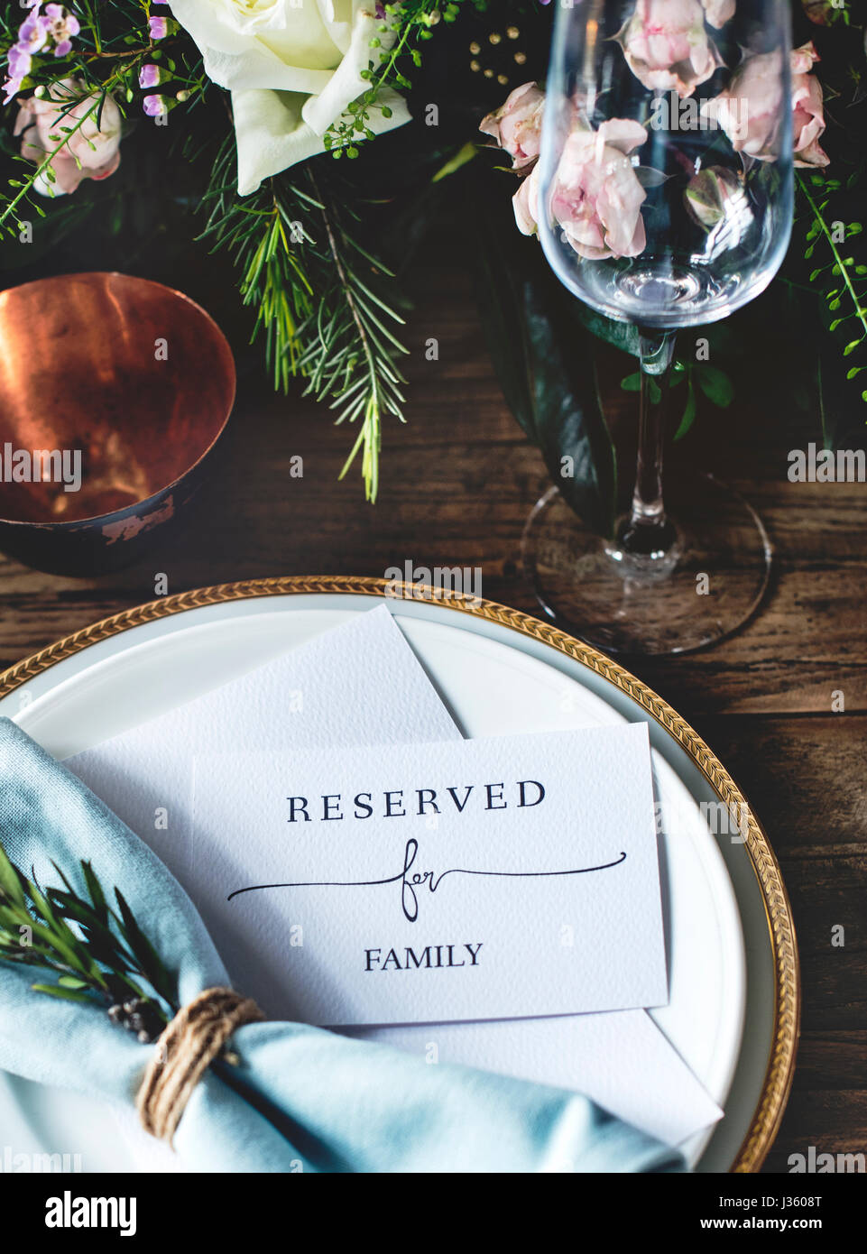 Family Service Table Setting