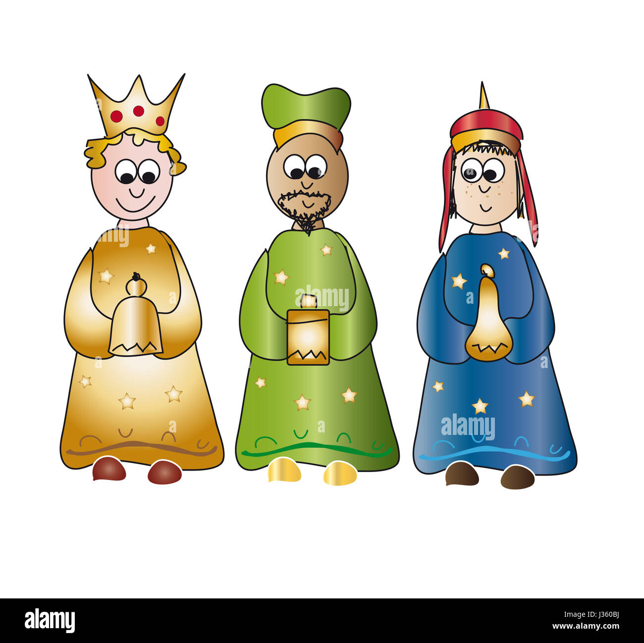 Three kings Cut Out Stock Images & Pictures - Alamy