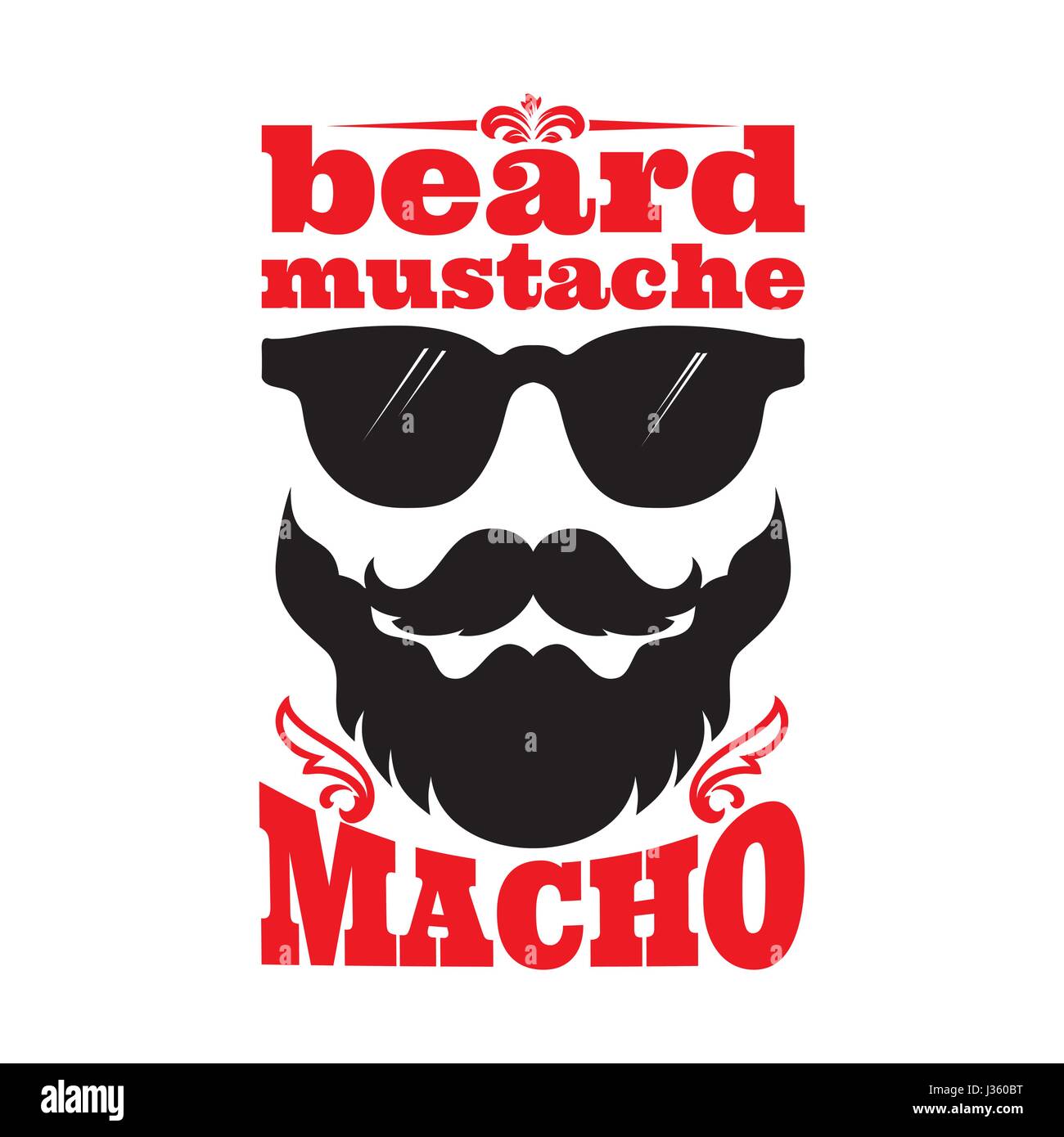 Mustache hair Cut Out Stock Images & Pictures - Alamy