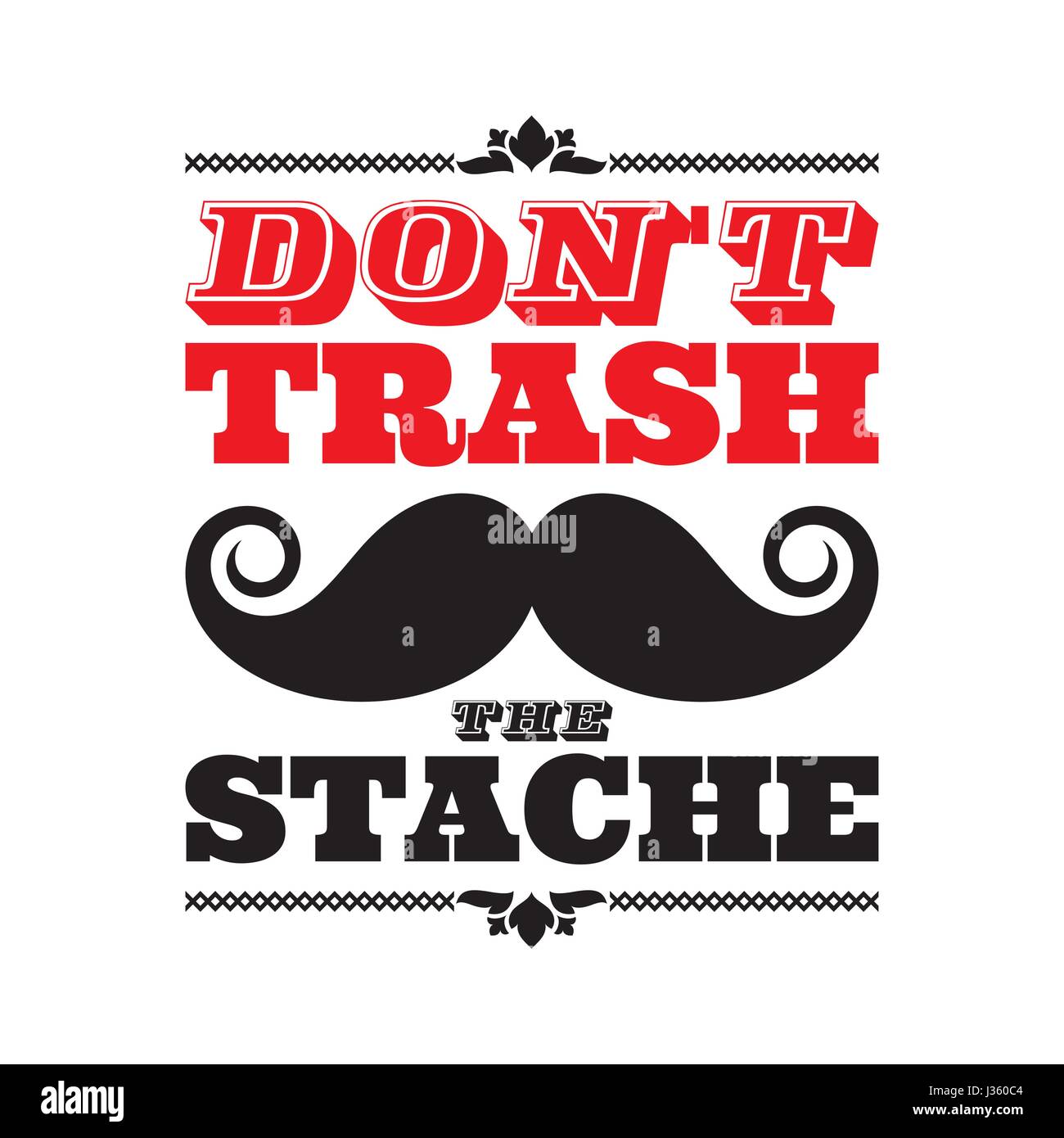 Mustached vector vectors hi-res stock photography and images - Alamy