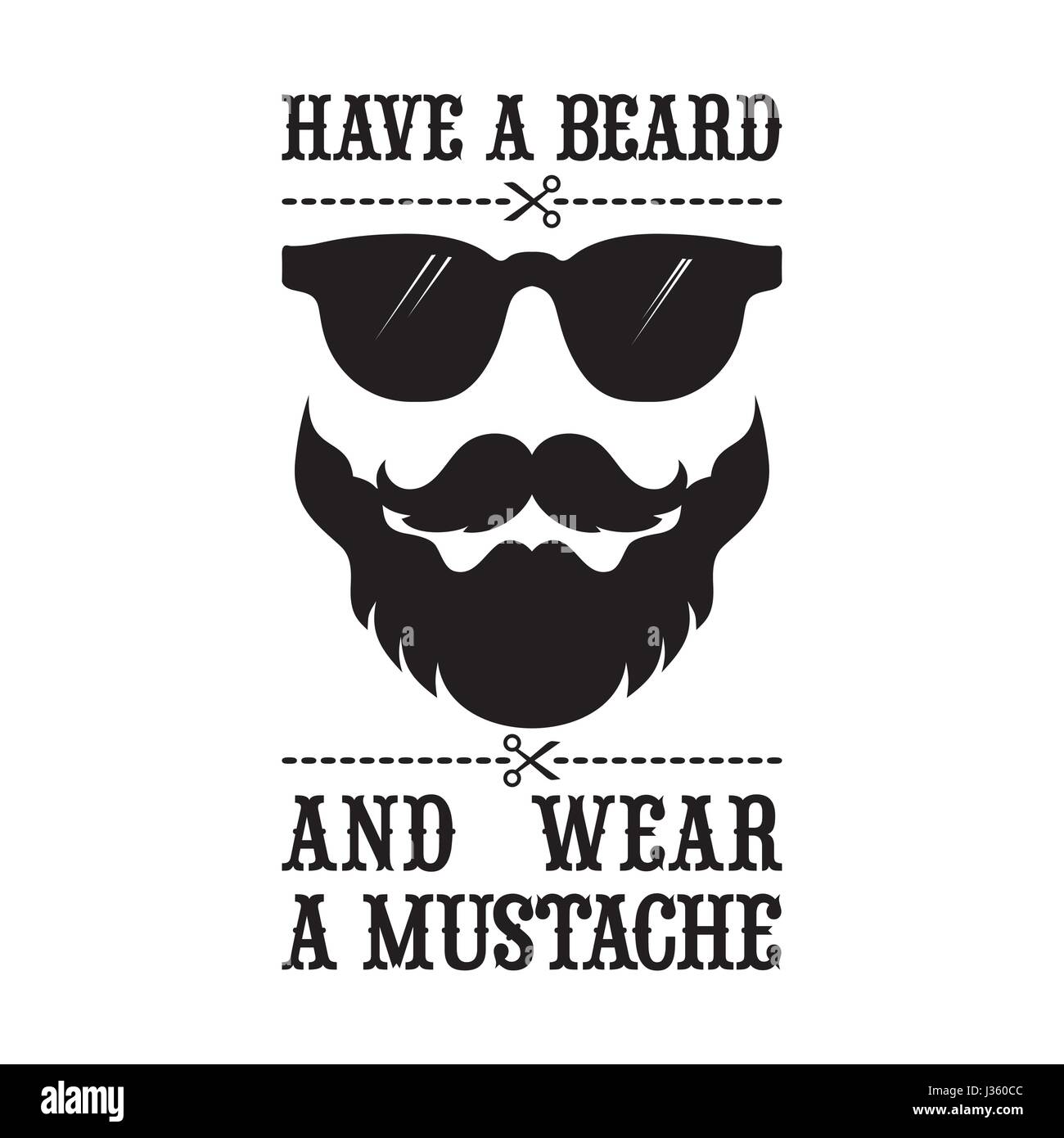 Mustache hair Cut Out Stock Images & Pictures - Alamy