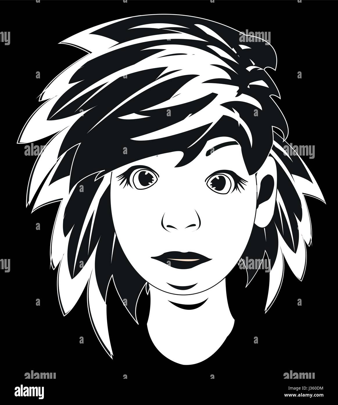 Young lad Stock Vector Images - Alamy