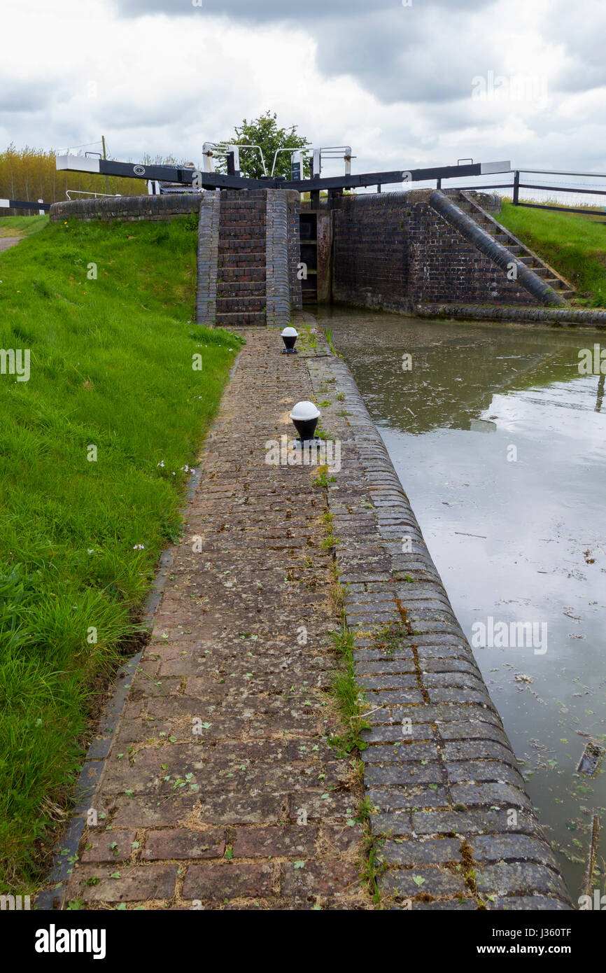 Grand Union Canal, Northampton Arm Lock Flight, 17 locks in total Stock ...