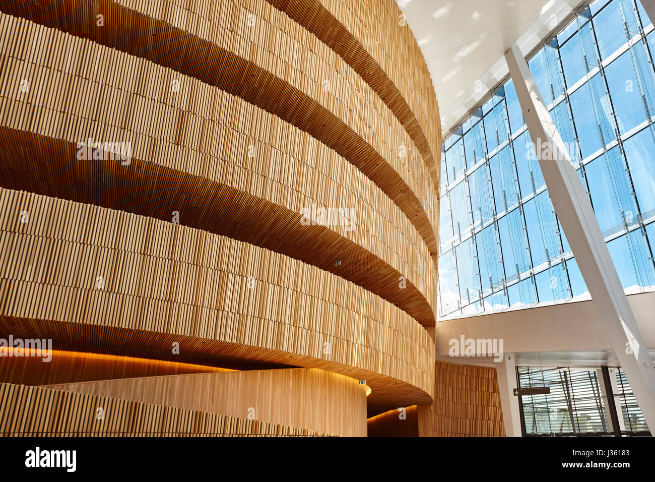Norway. Oslo opera house building facade. Tourism travel visit ...