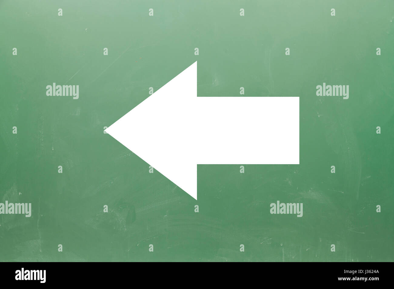 Arrow to the left Stock Photo - Alamy