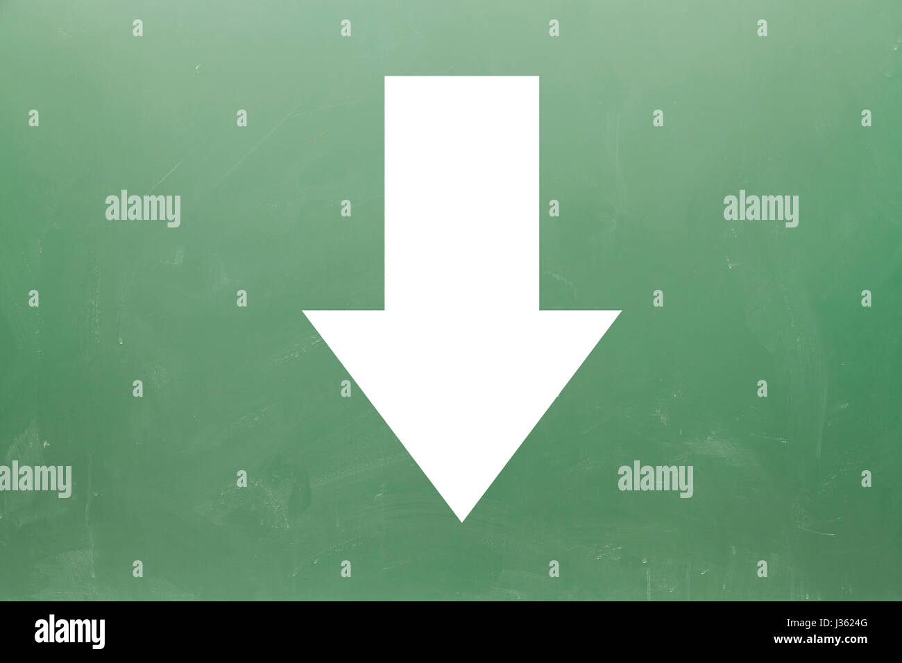 Arrow down hi-res stock photography and images - Alamy