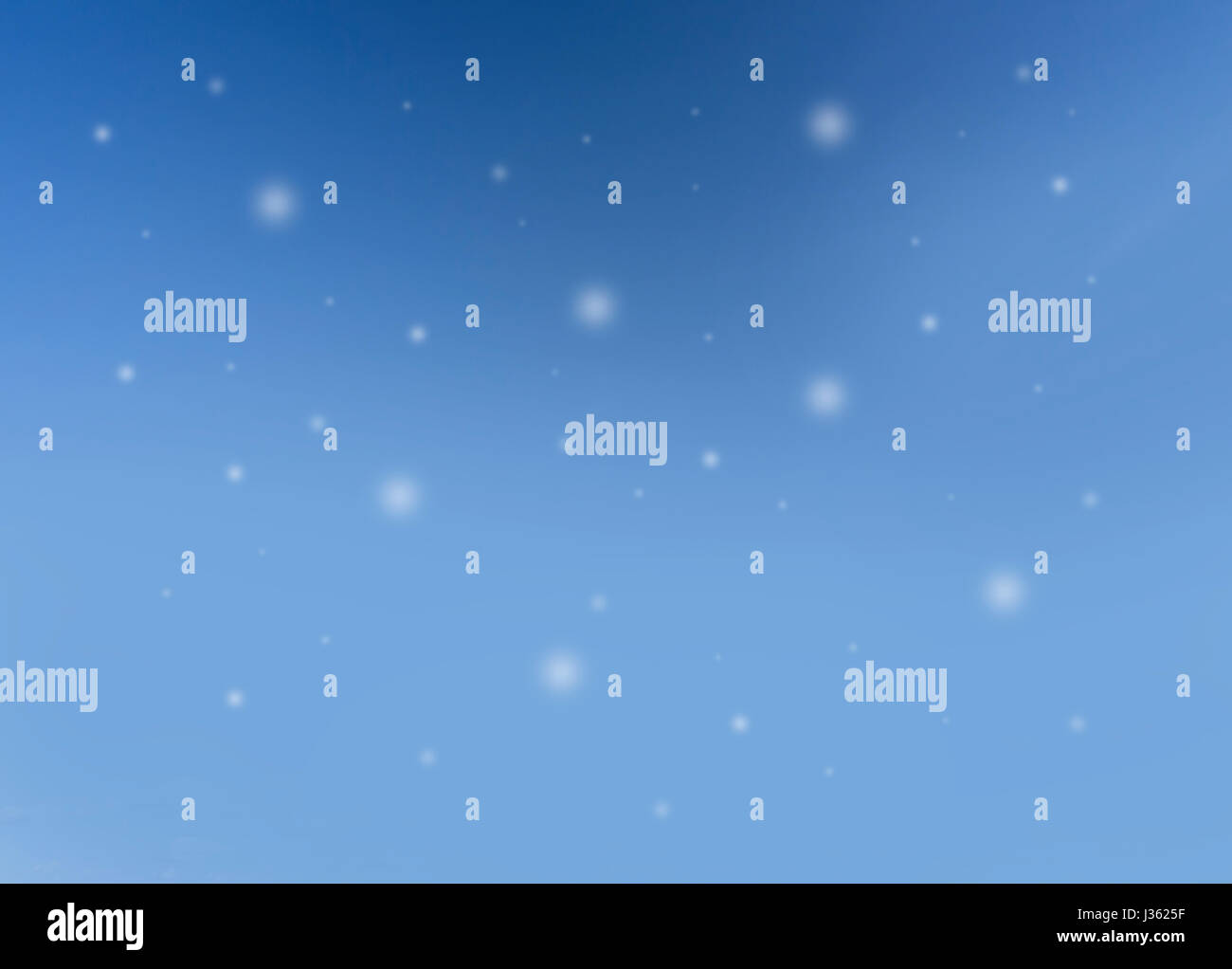 Snowflakes in sky Stock Photo - Alamy
