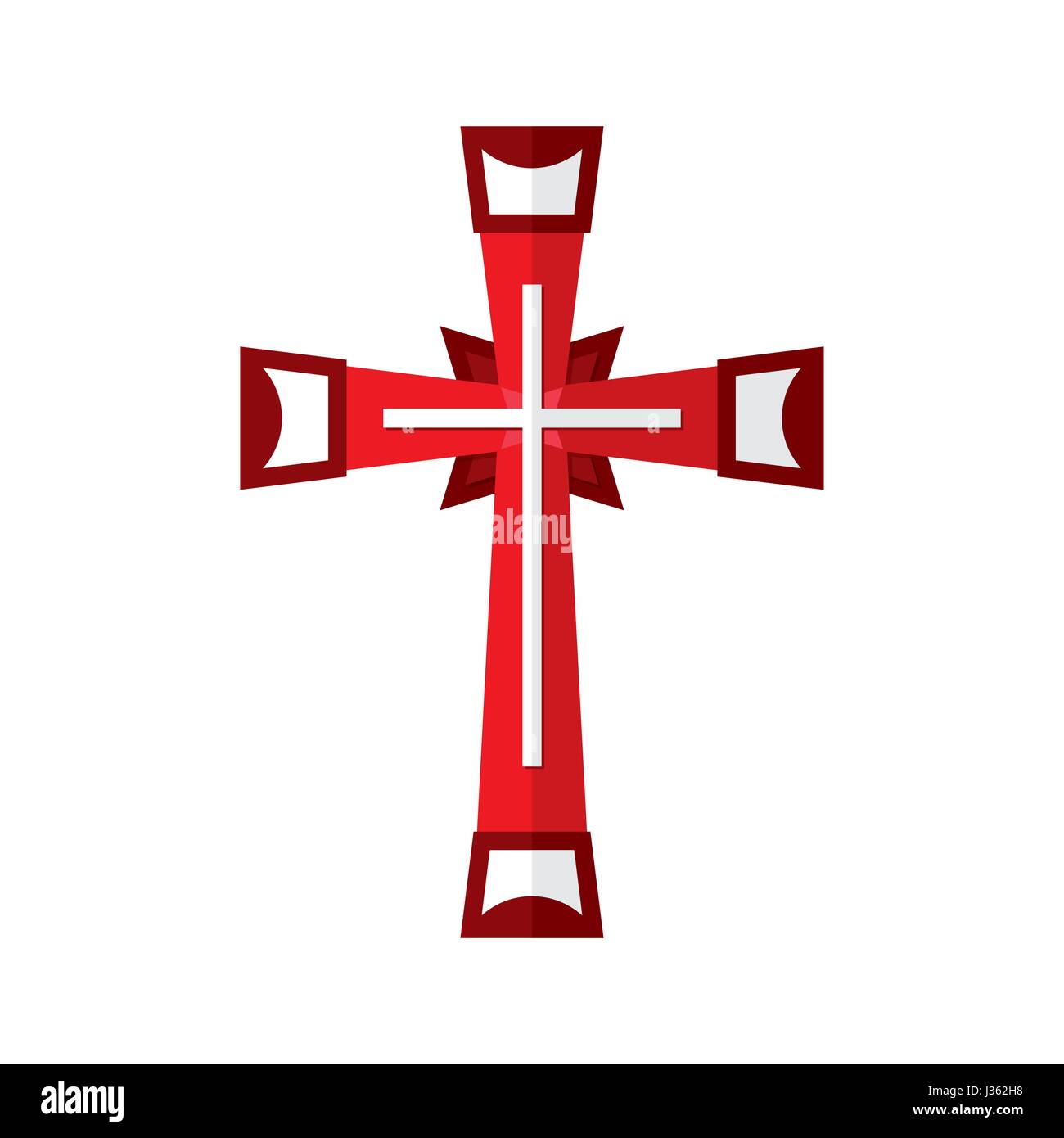 Christian symbol. Cross of the Lord and Savior Jesus Christ Stock ...