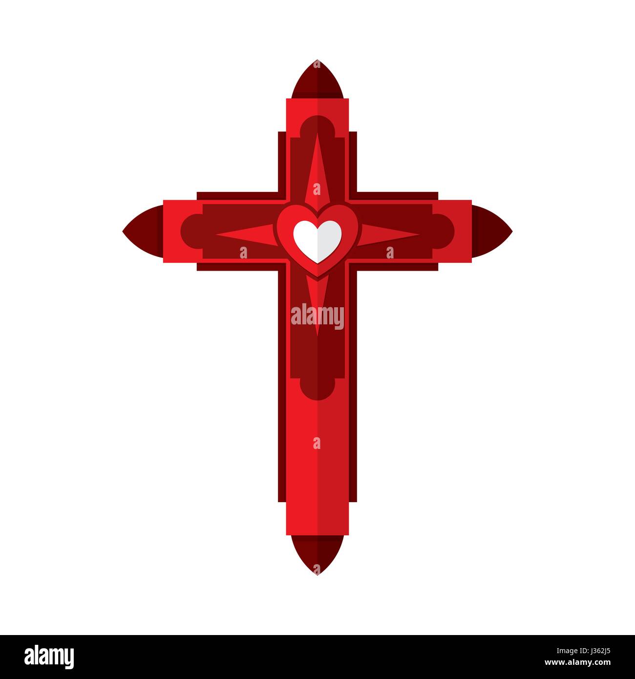 Christian symbol. Cross of the Lord and Savior Jesus Christ Stock ...