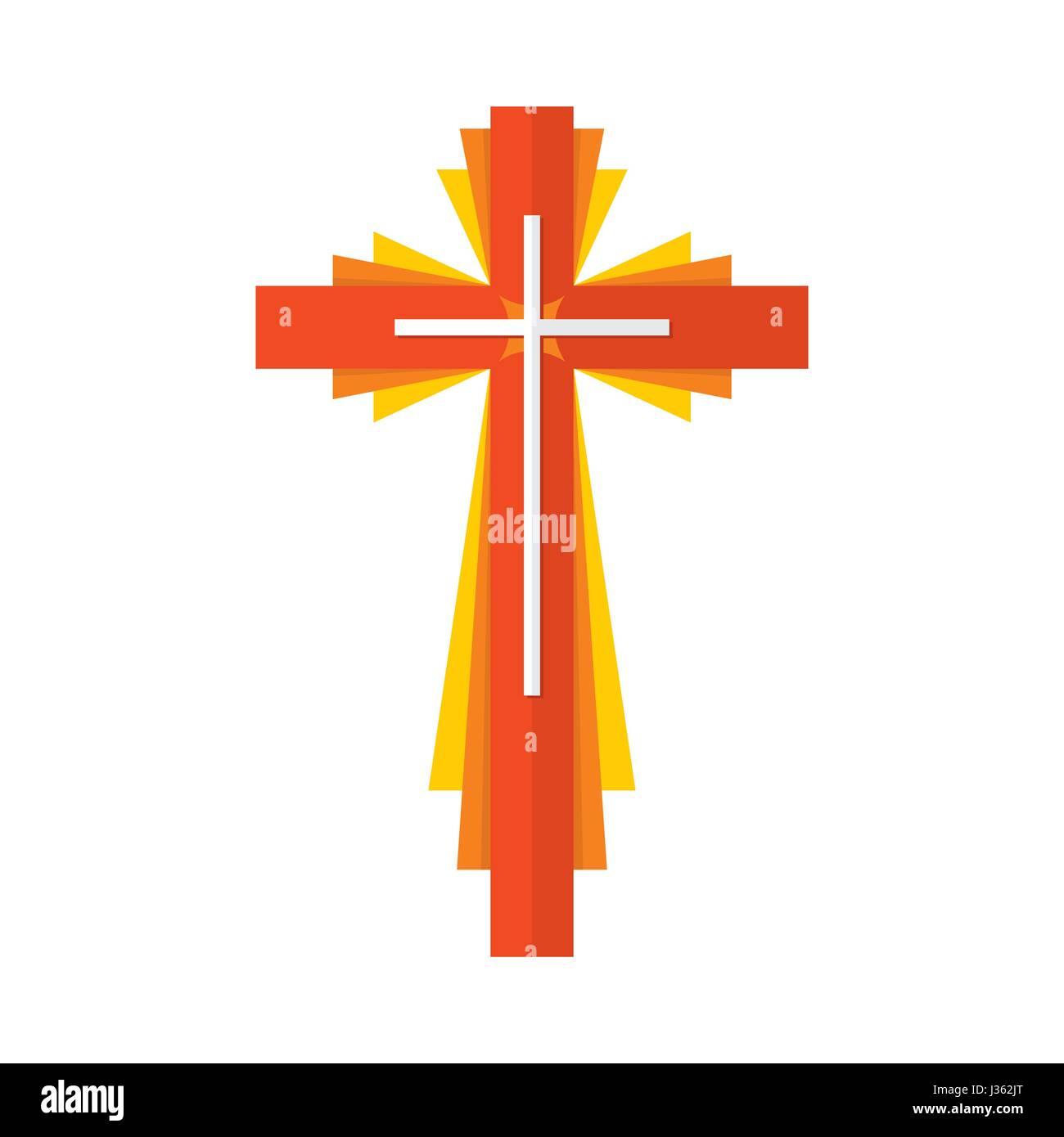 Christian symbol. Cross of the Lord and Savior Jesus Christ Stock ...