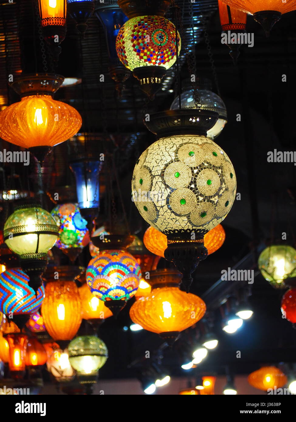 Ceiling light lamp traditional asia style are hanging on for interior ...