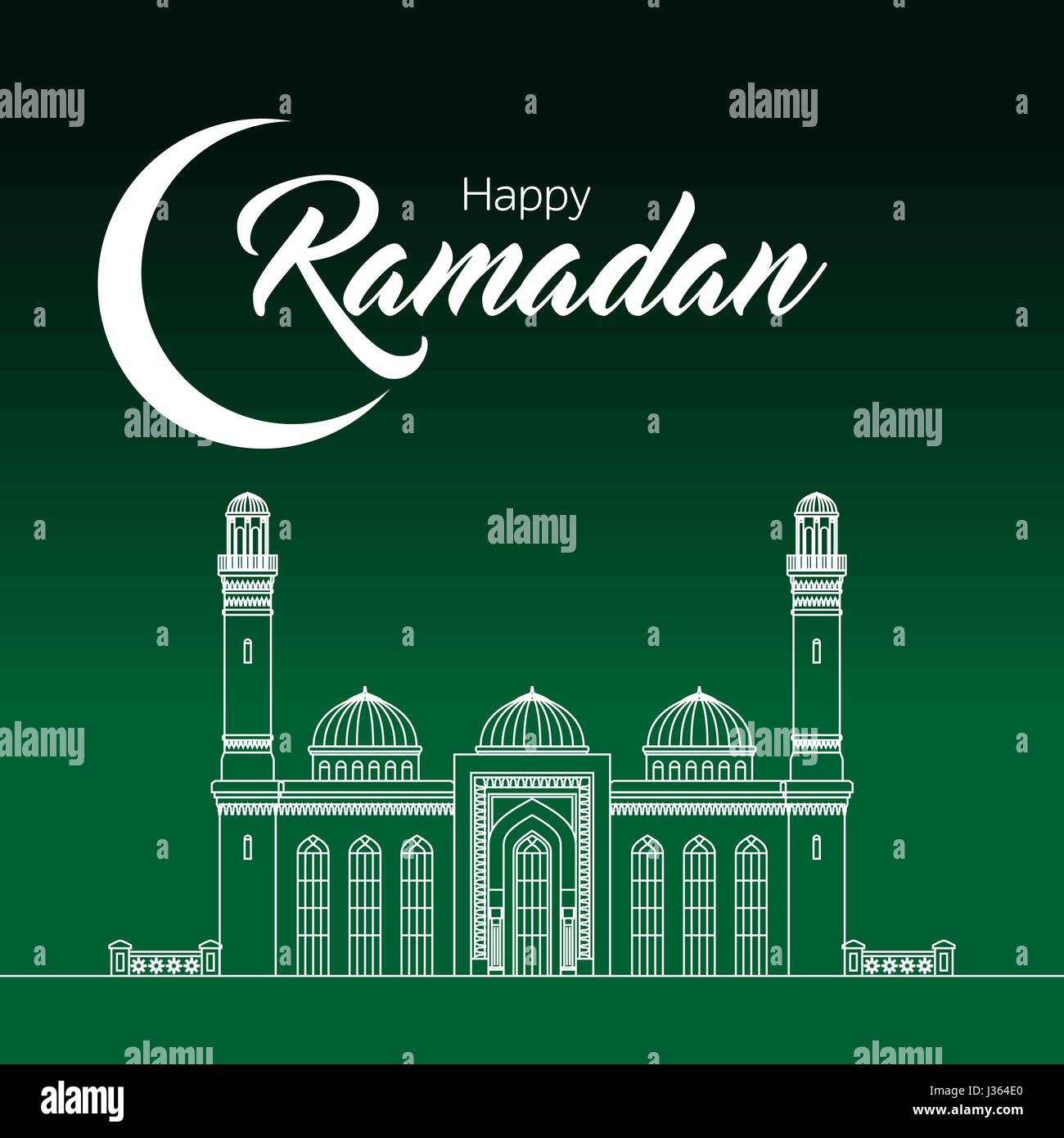 Ramadan greeting card Stock Vector Image & Art - Alamy