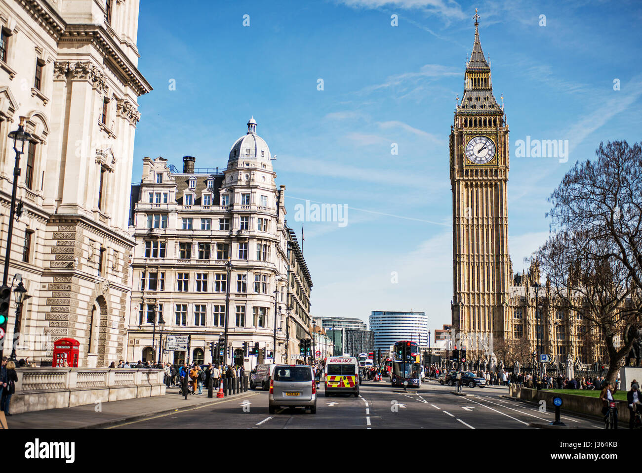 Big Ben Parliament Square London Stock Photo - Alamy