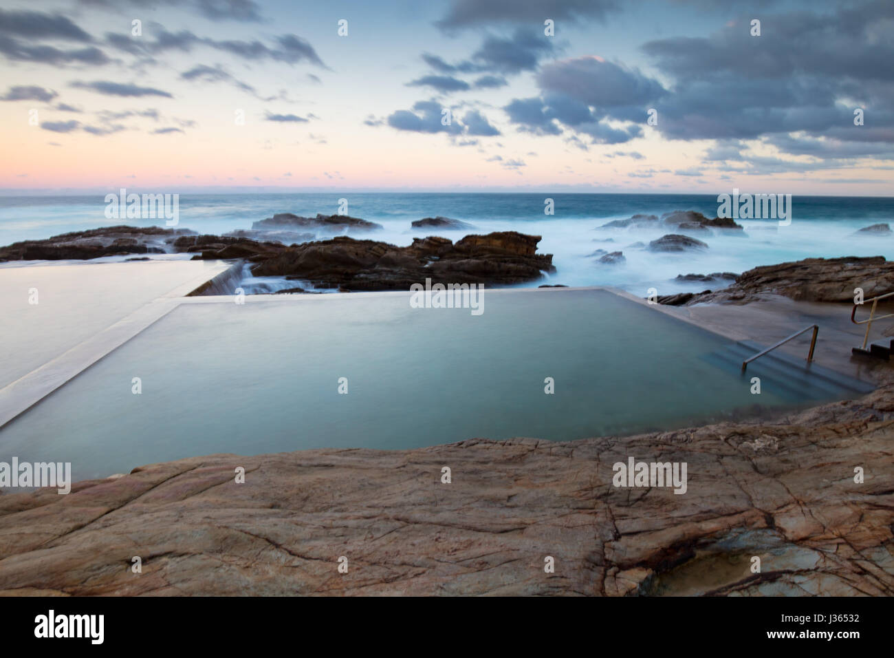Bermagui Blue Pool Stock Photo - Alamy