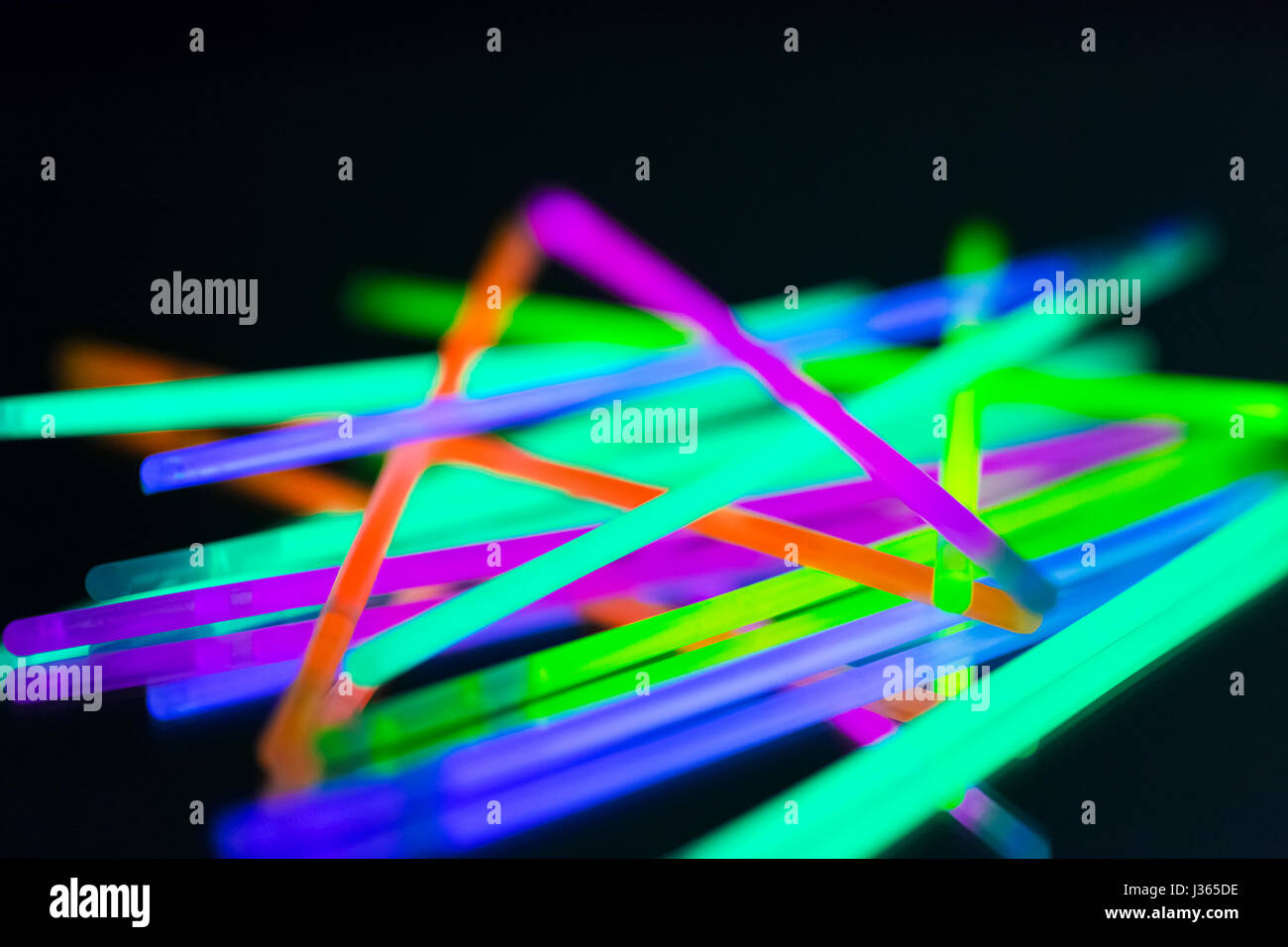 colorful neon light fluorescent disco bright ultraviolet Stock Photo ...