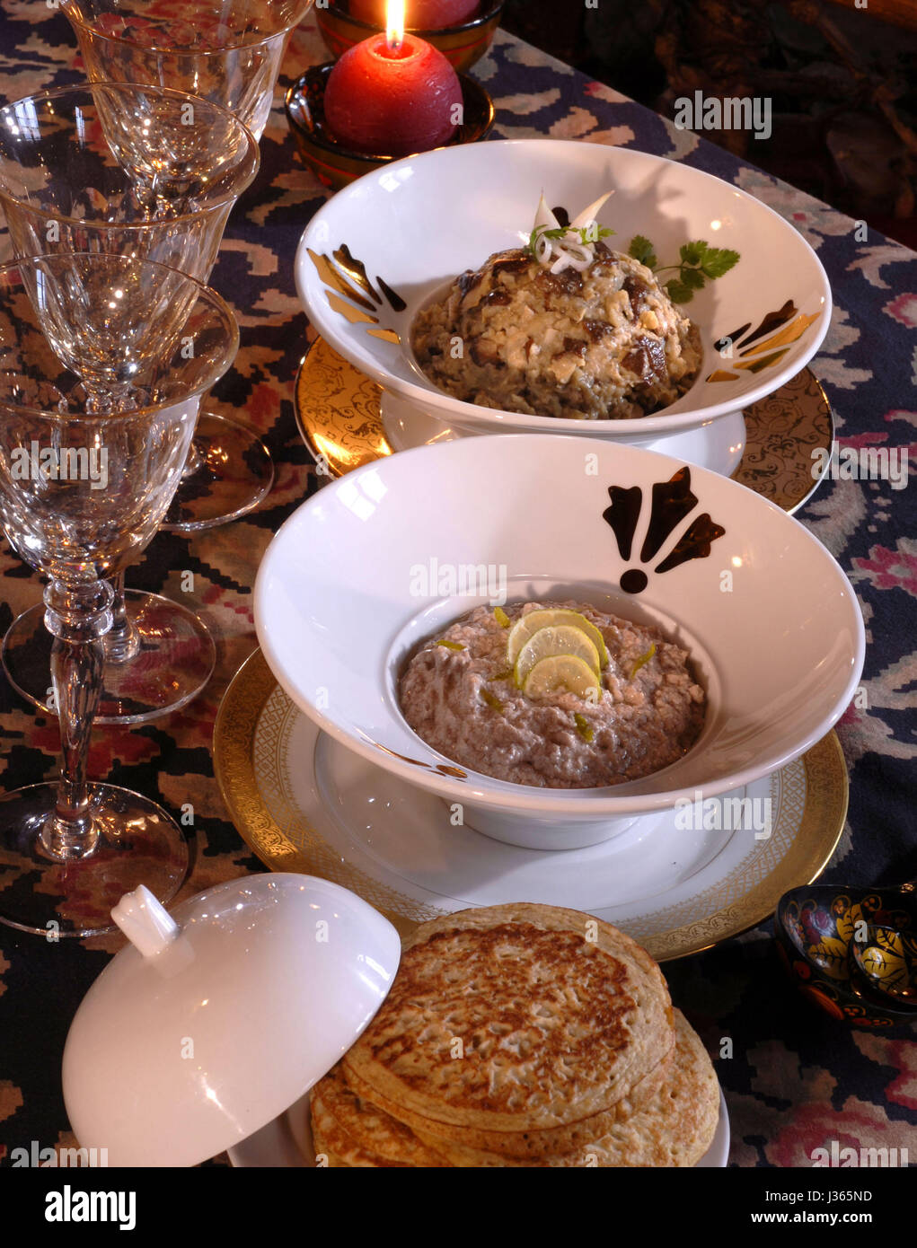 January, dinner from the Deep North: cod liver mousse with vodka and ...