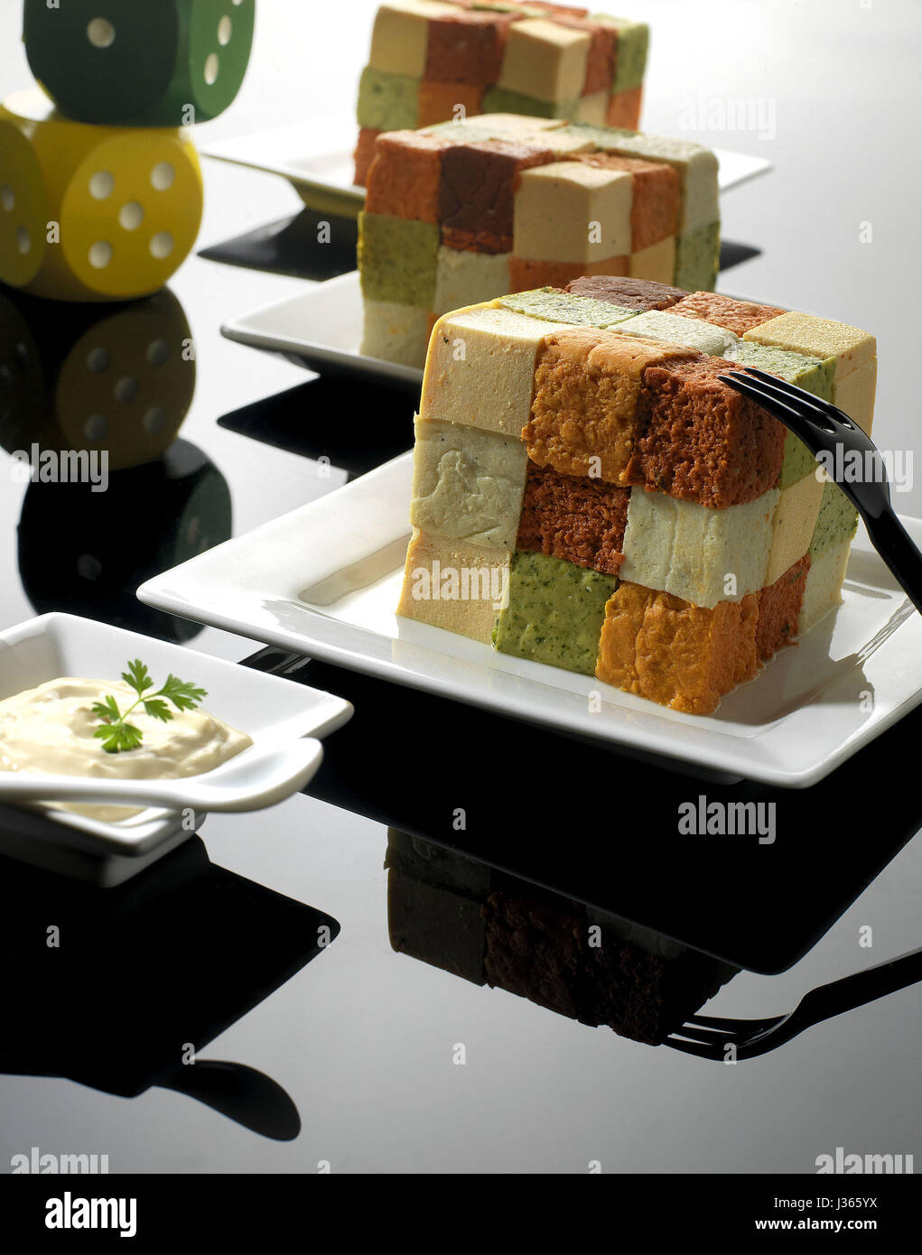 November, place your bets: vegetable Rubik's cube. Cubes made out of ...