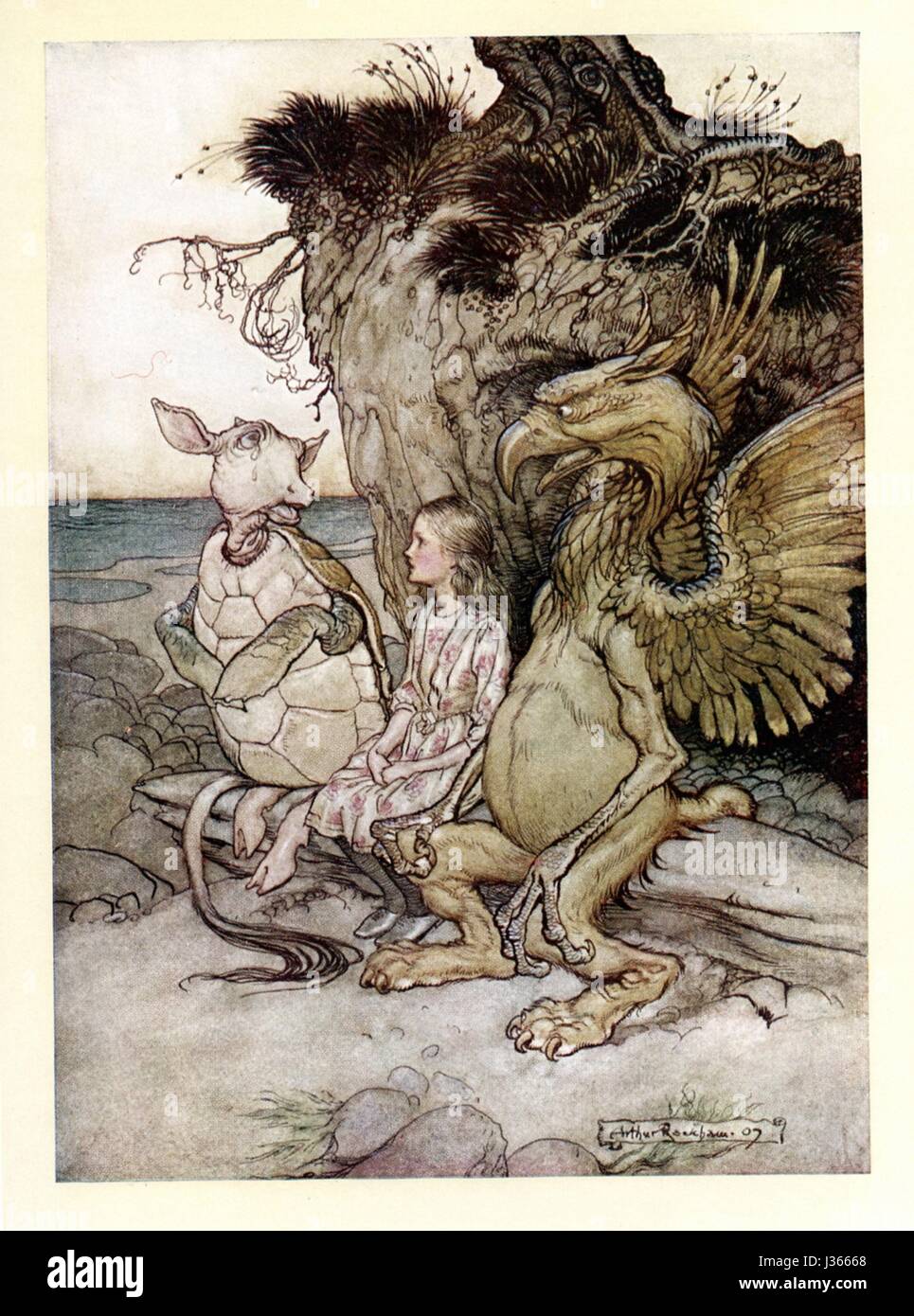 Illustration by Arthur Rackham Alice's Adventures in Wonderland (Alice ...
