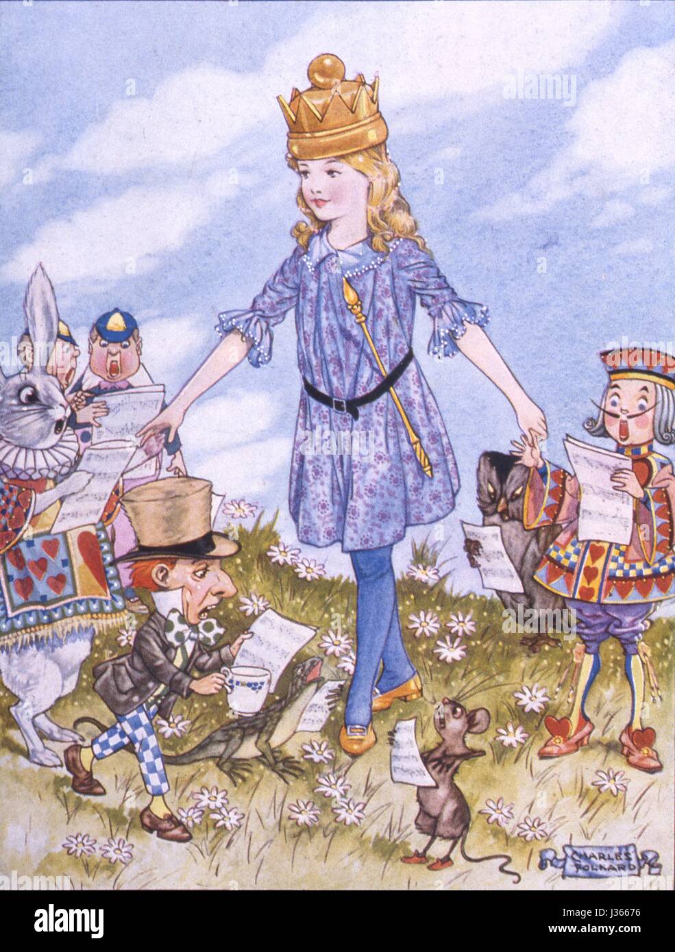 Illustration by Charles Folkard Alice's Adventures in Wonderland, by ...