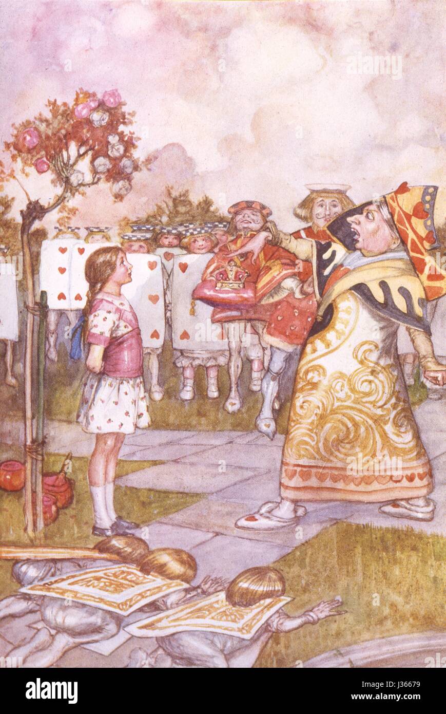 Illustration by A.E. Jackson Alice's Adventures in Wonderland, by Lewis ...