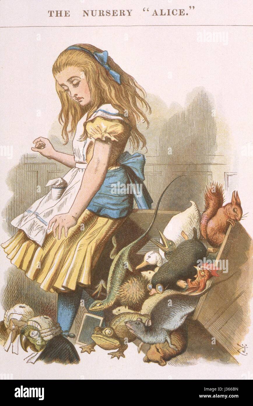 Illustration by Sir John Tenniel, watercolour by Gertrude Thomson The ...
