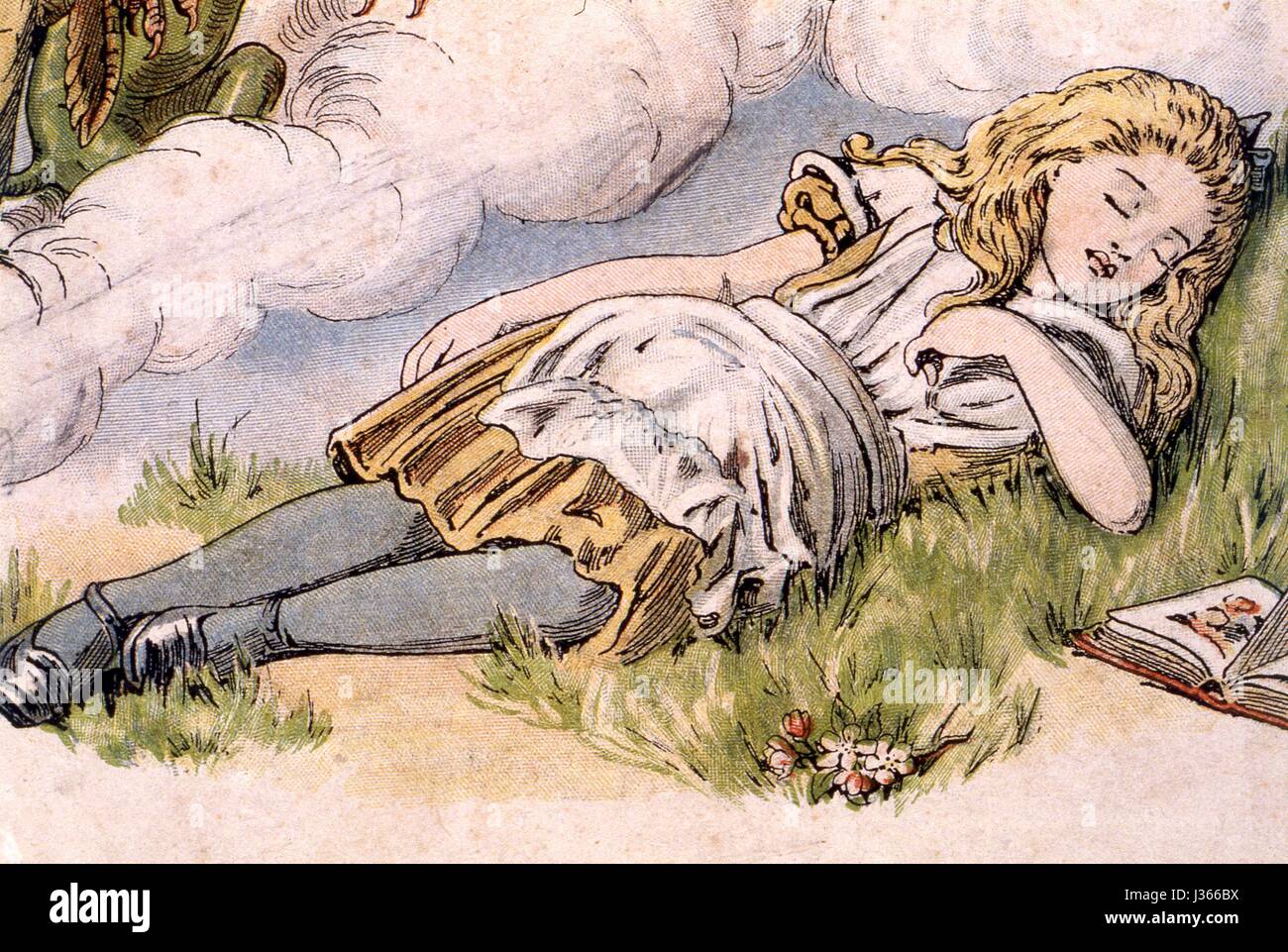 Illustration de Gertrude Thomson The Nursery Alice (Alice in Wonderland ...