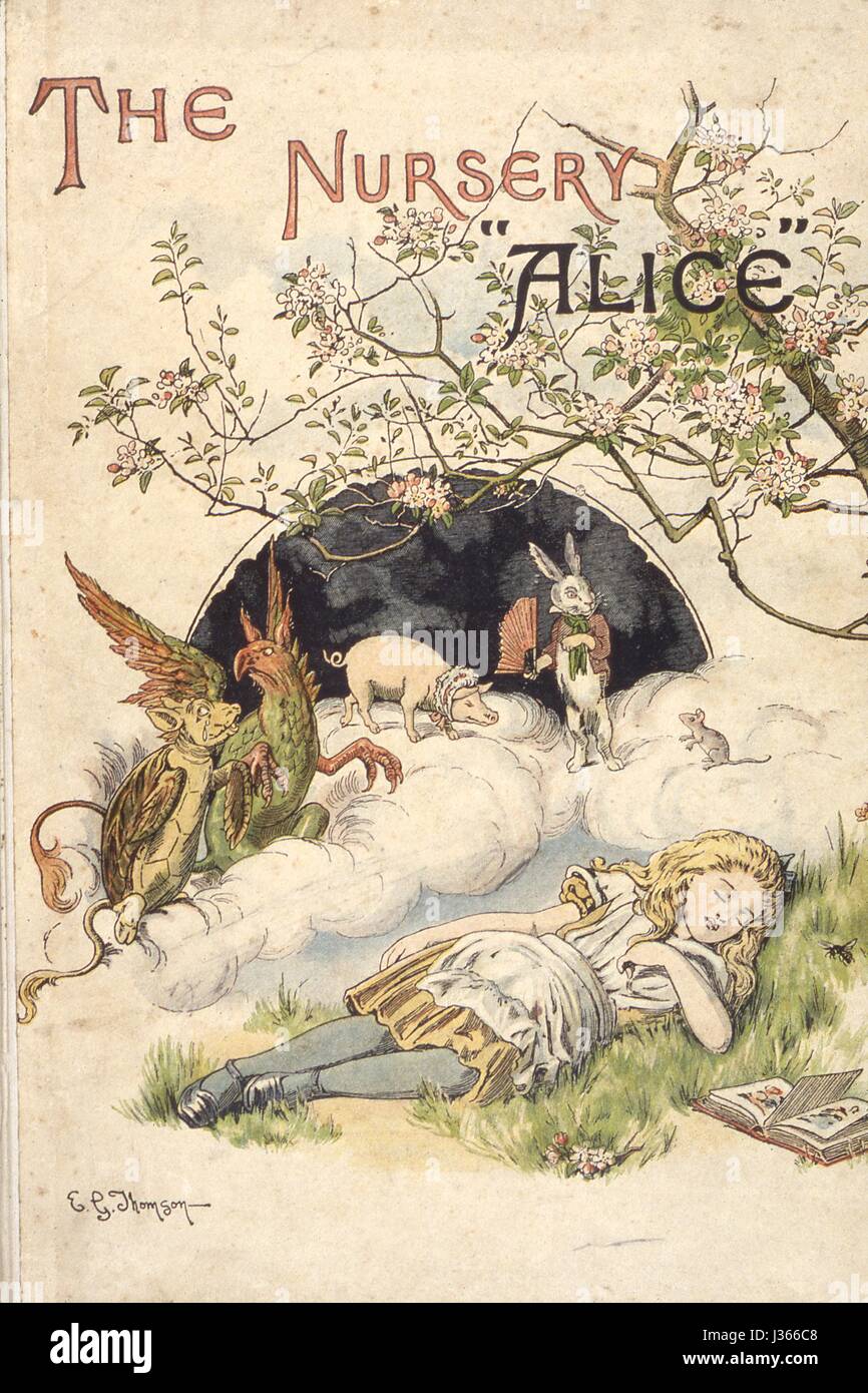 Illustration by Gertrude Thomson The Nursery Alice (Alice in Wonderland ...
